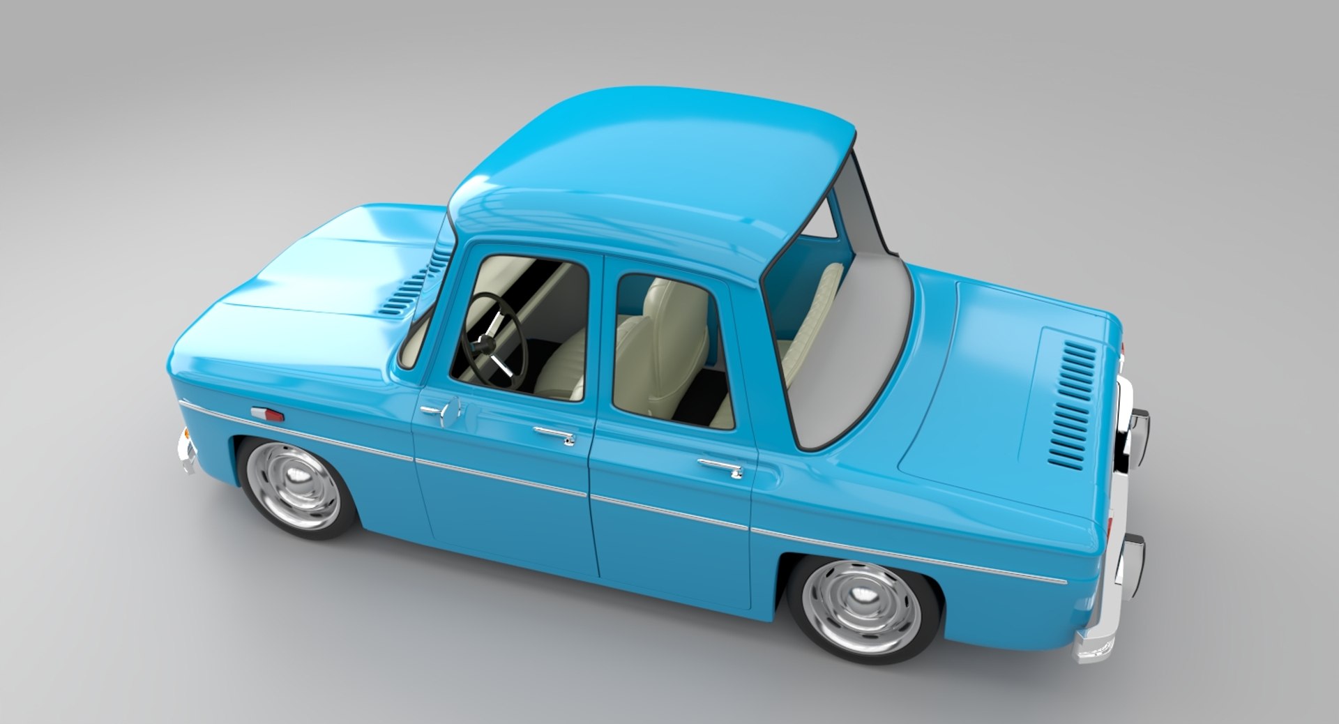 Toon Car 3D Model - TurboSquid 1301165