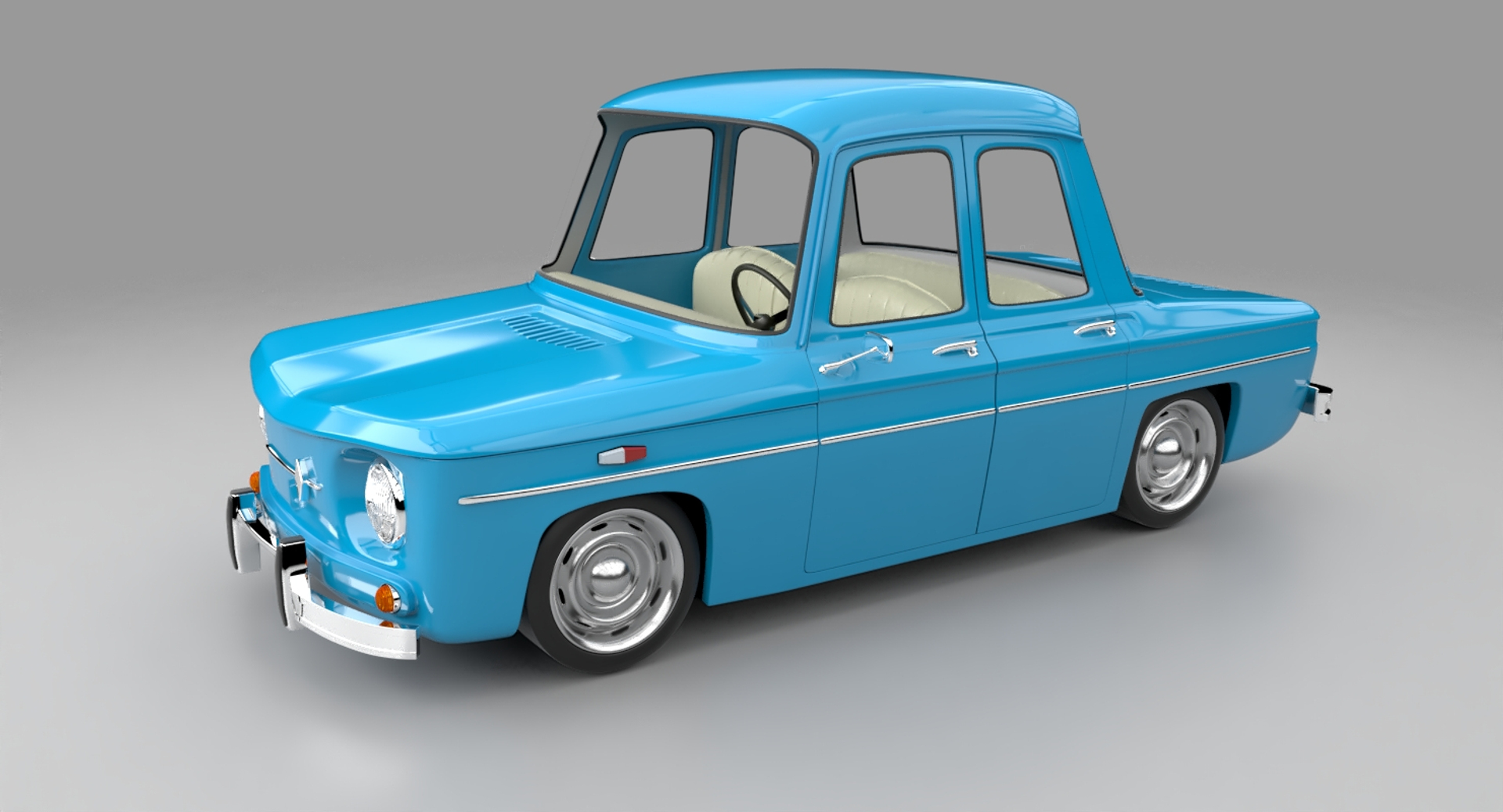 Toon Car 3D Model - TurboSquid 1301165