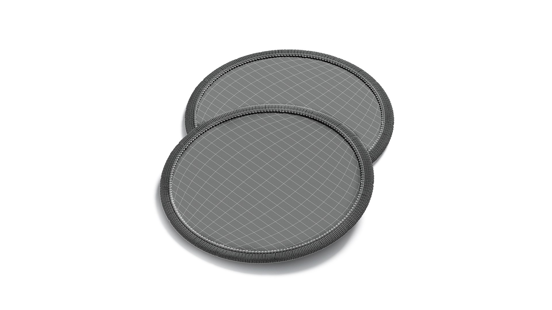 White Round Embroidered Patch Stack - Lying Embroidery Circle Badge ...