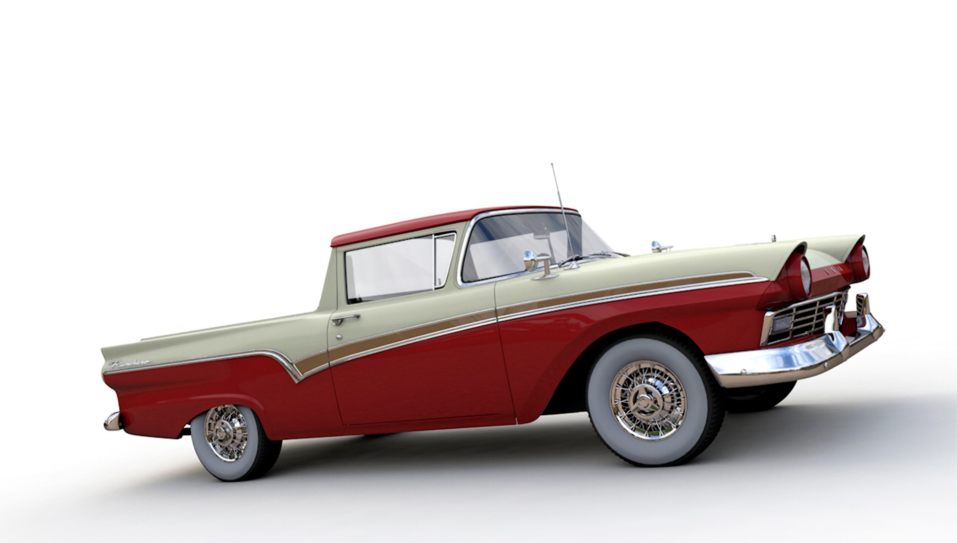 FORD RANCHERO 1957 3DM 3D - TurboSquid 2211174