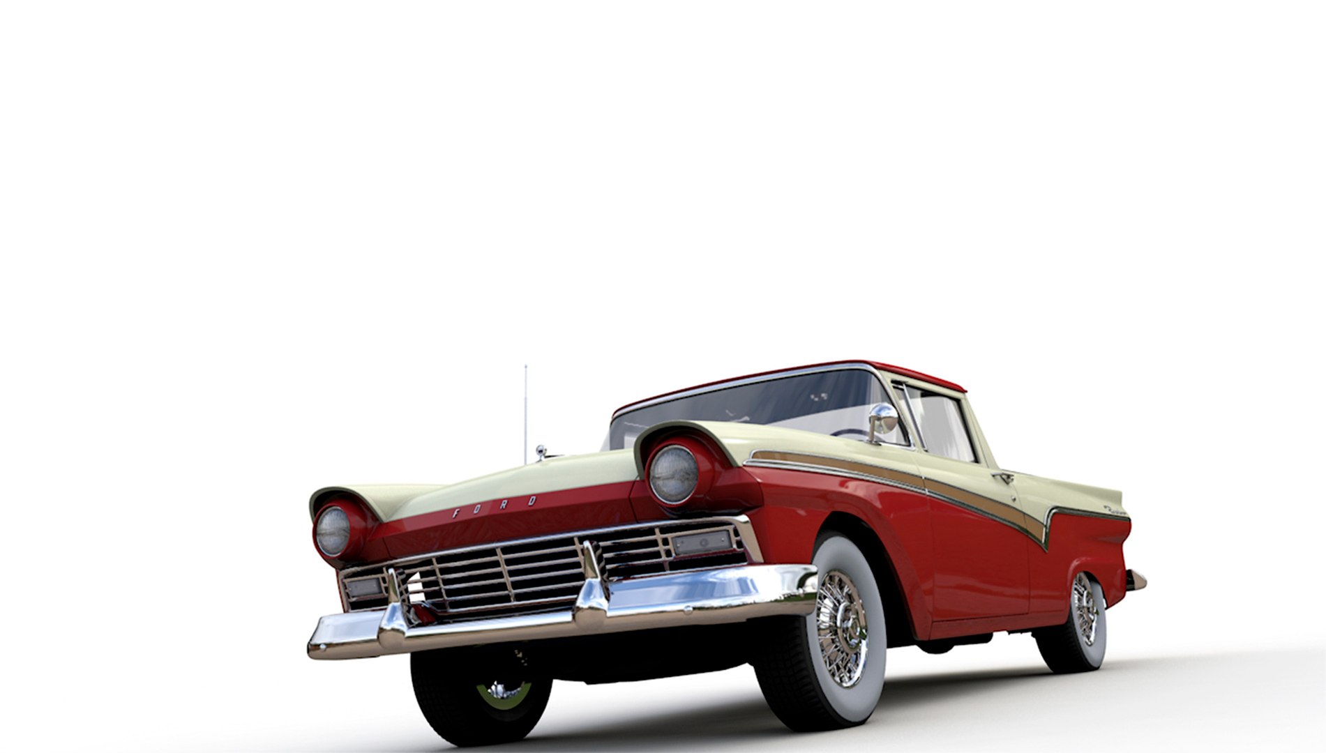 FORD RANCHERO 1957 3DM 3D - TurboSquid 2211174