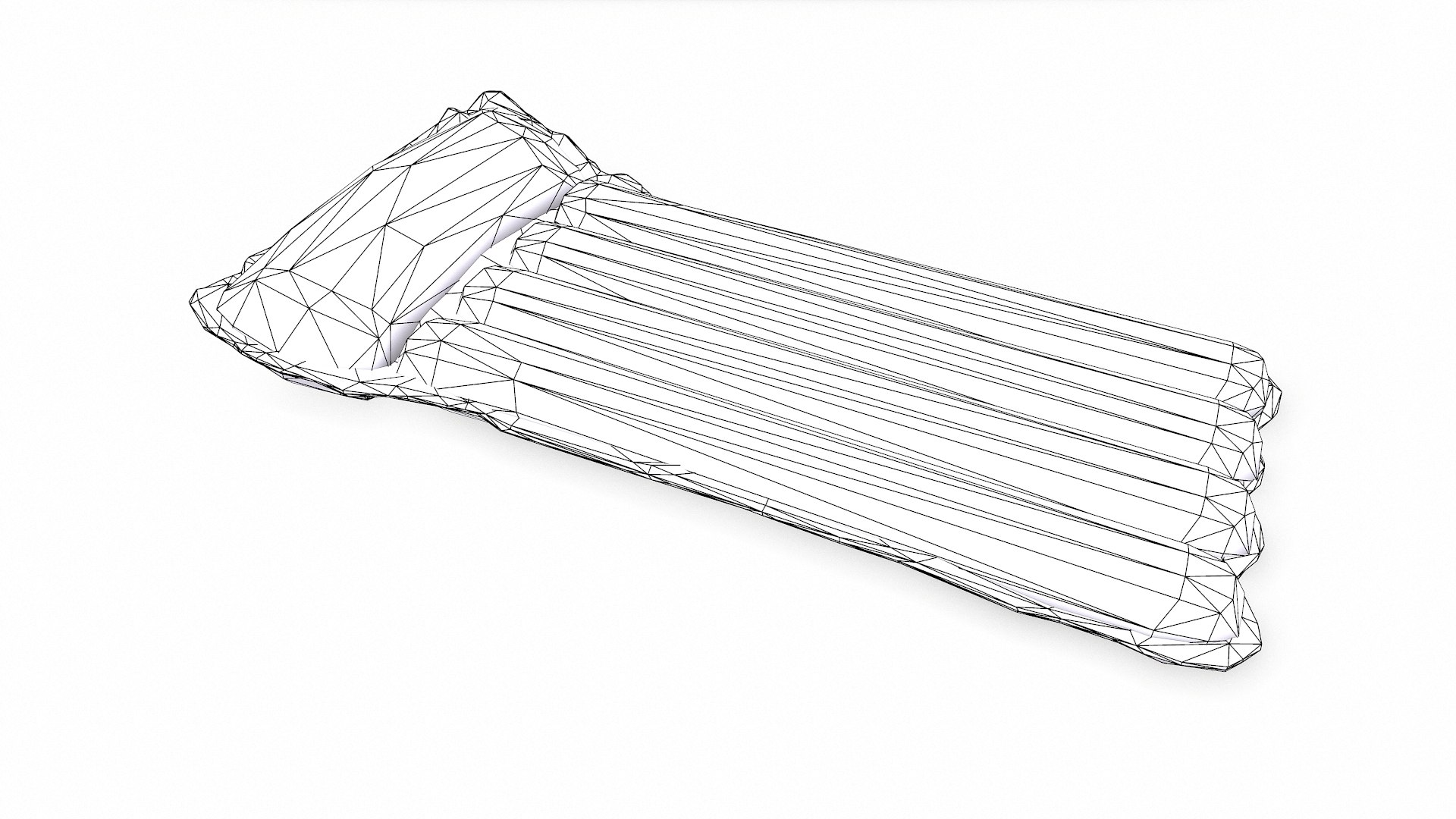 3D Old Air Mattress Low-poly PBR Model - TurboSquid 2360537