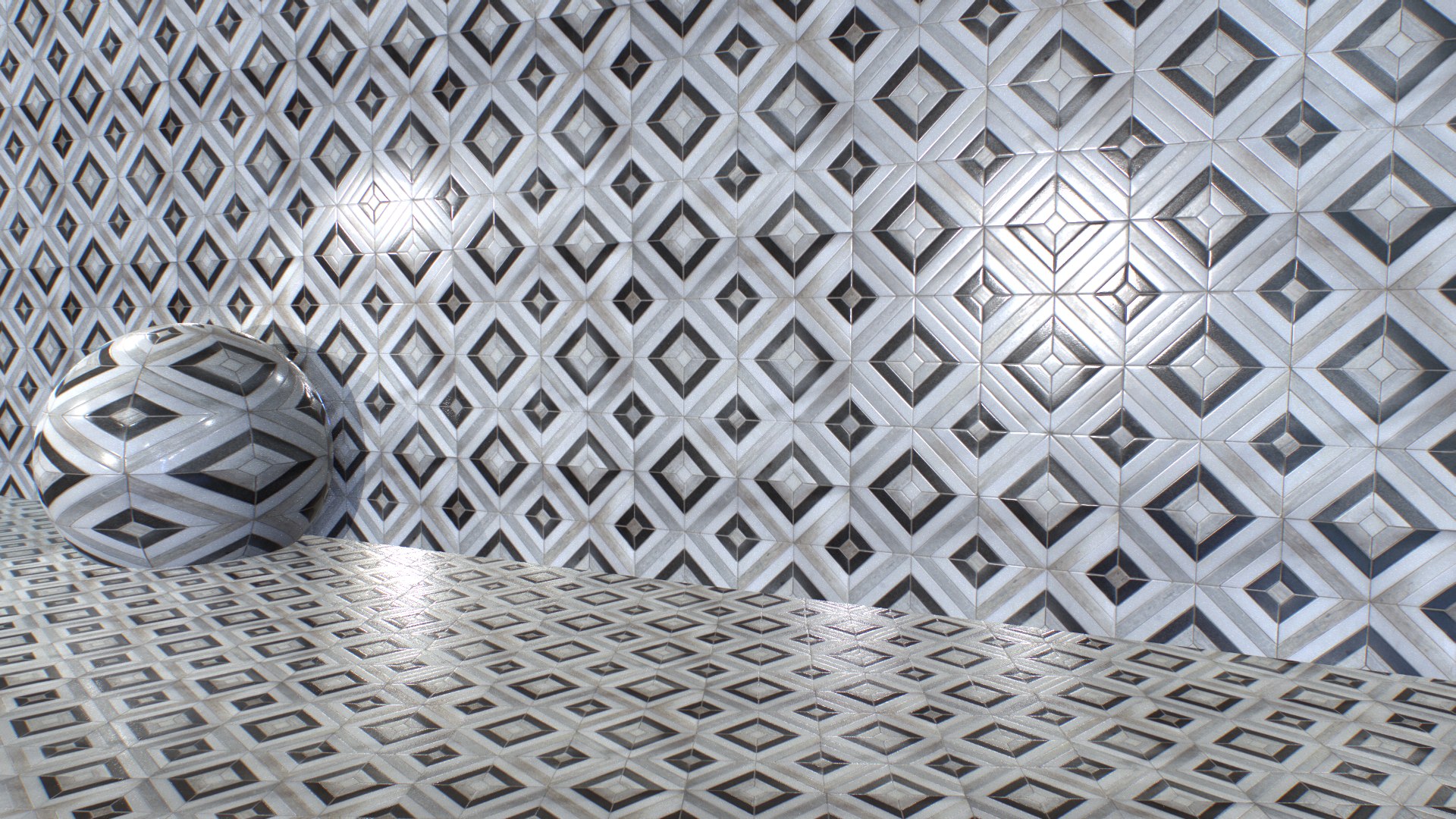 3D Wall And Floor Tiles Textures Pack 18 - TurboSquid 1806410