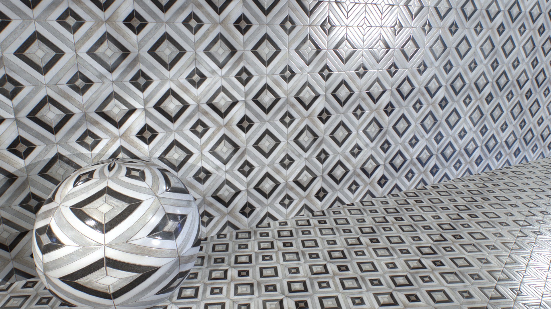 3D Wall And Floor Tiles Textures Pack 18 - TurboSquid 1806410