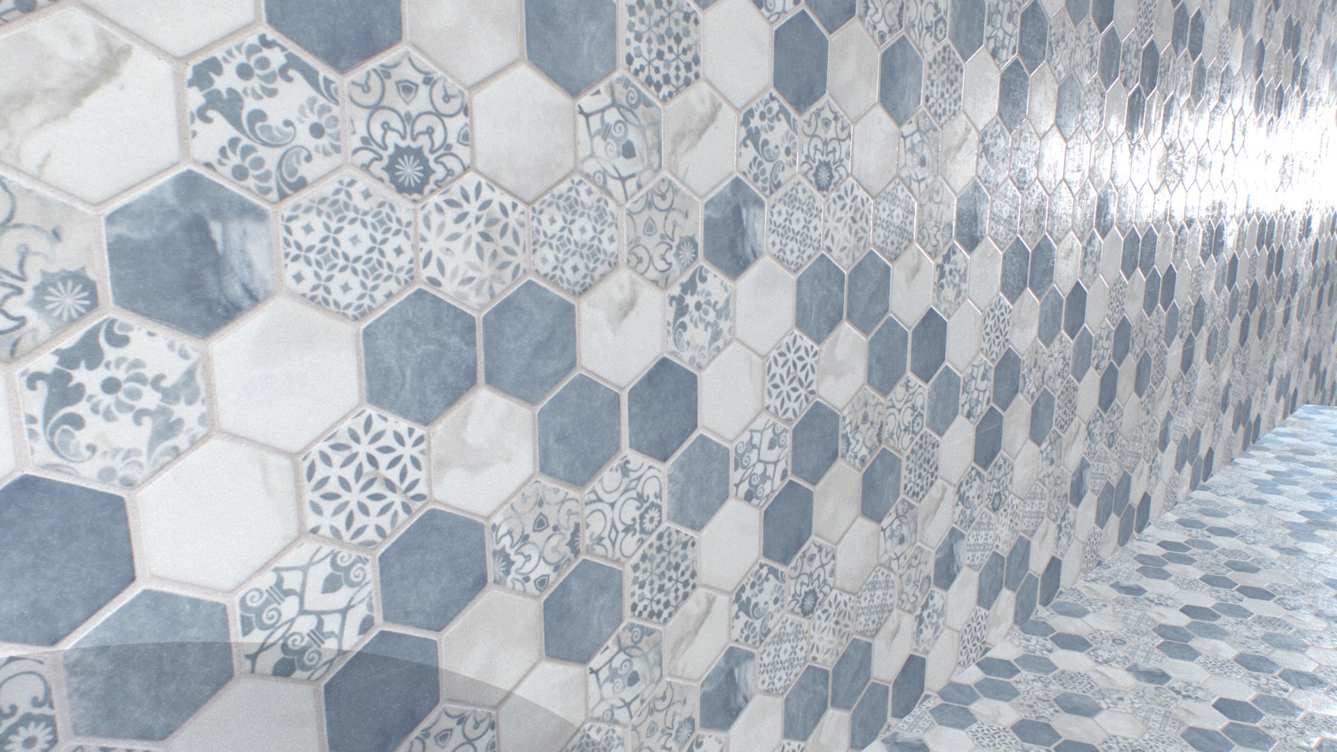 3D Wall And Floor Tiles Textures Pack 18 - TurboSquid 1806410