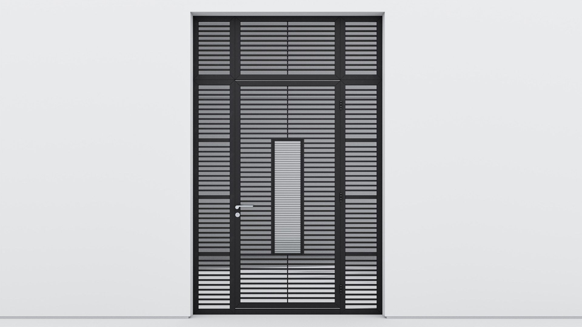 3D Aluminium Door 75 - TurboSquid 2018406