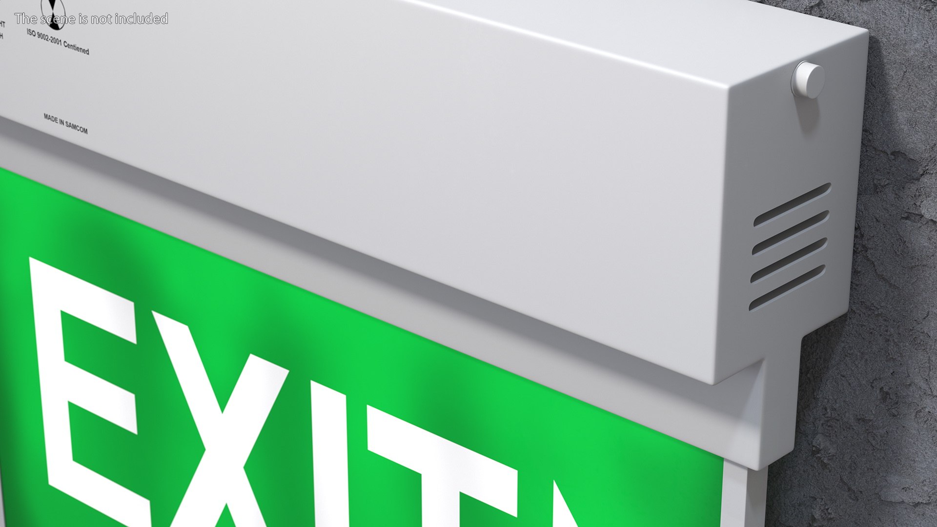 Emergency Exit Light 3D - TurboSquid 1685569