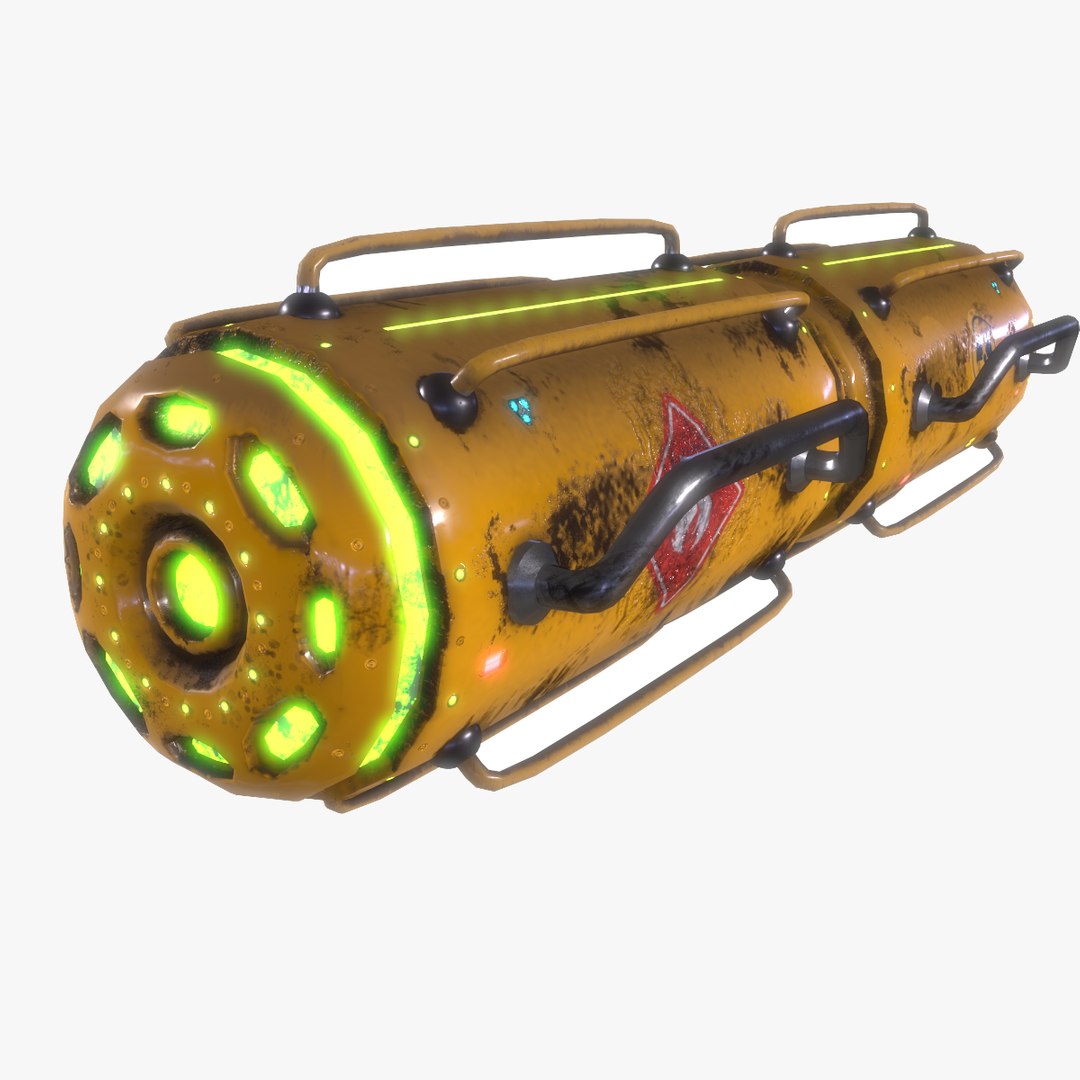 Radioactive Cell Container - Fusion 3D Model - TurboSquid 2080574