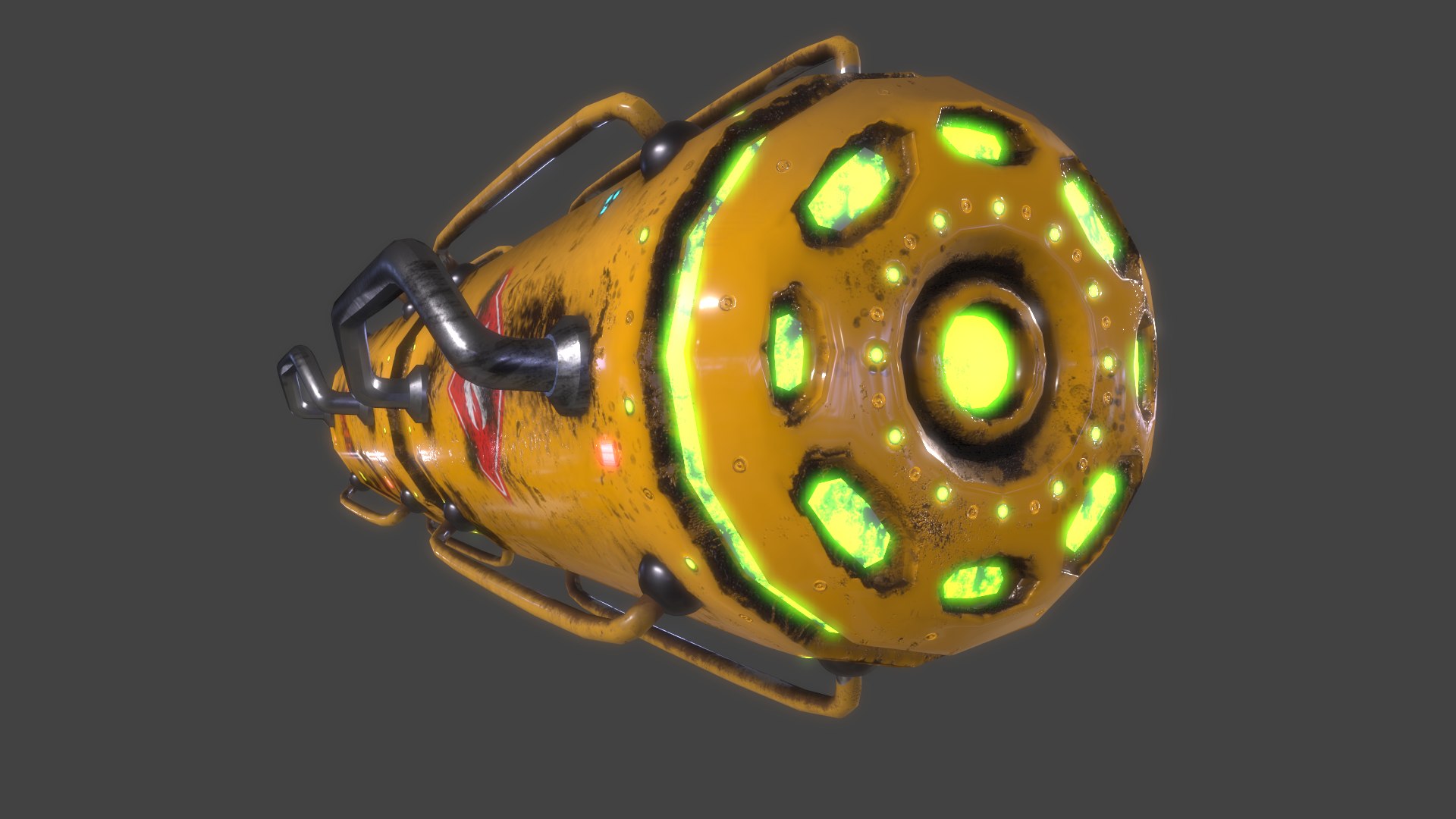 Radioactive Cell Container - Fusion 3D Model - TurboSquid 2080574