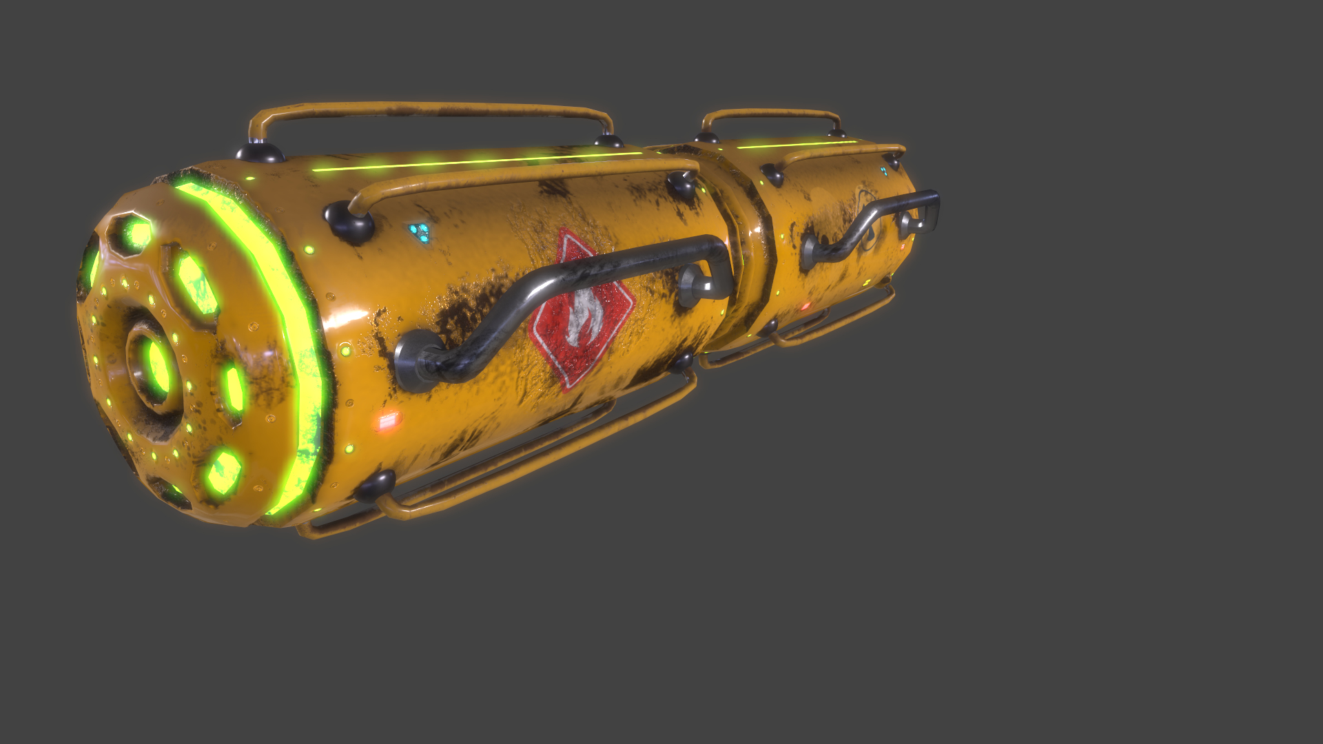 Radioactive Cell Container - Fusion 3D Model - TurboSquid 2080574