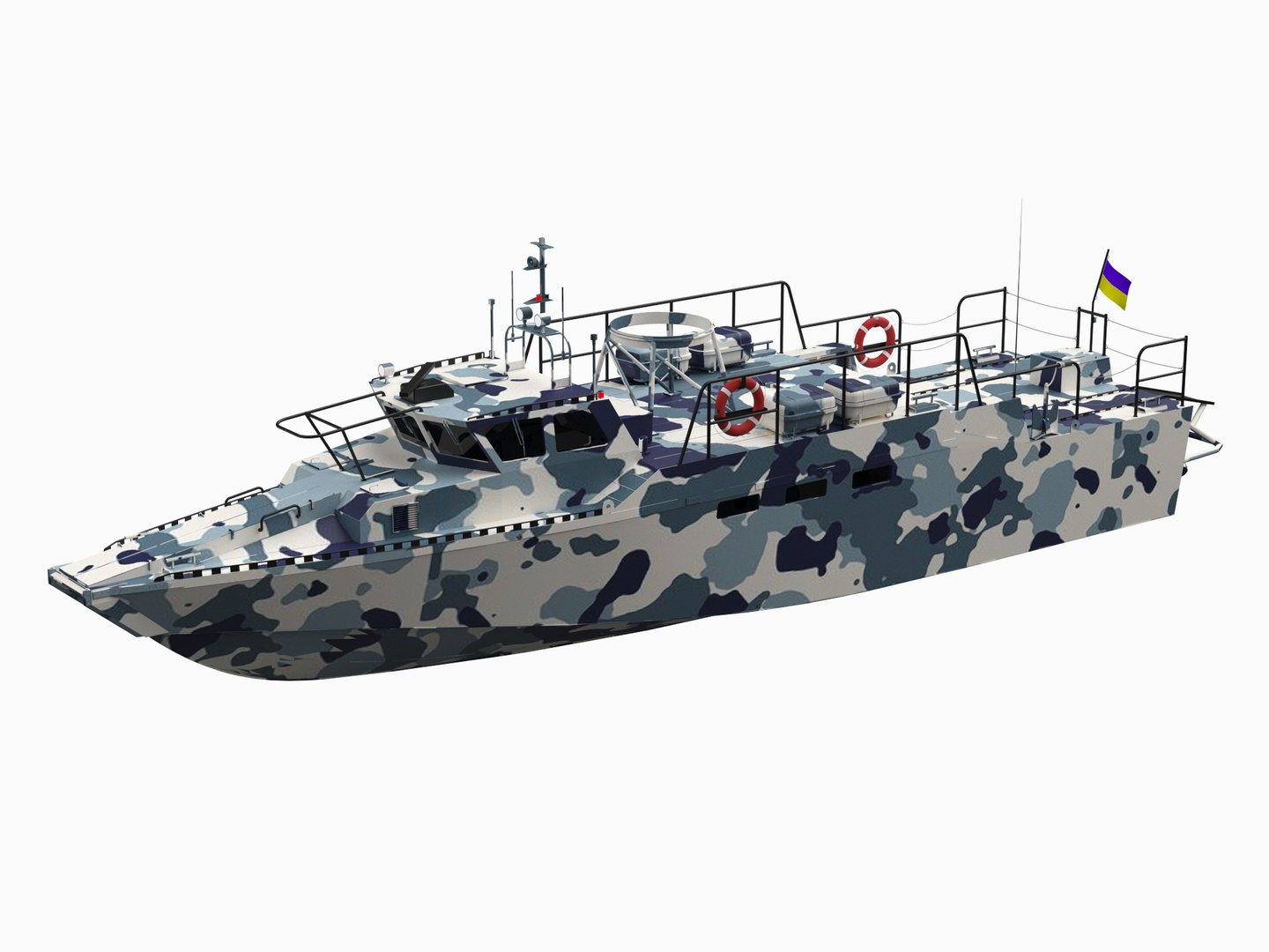 3D Combat Boat - TurboSquid 2073738