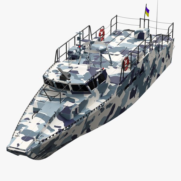 modelo 3d Combat Boat - TurboSquid 2073738