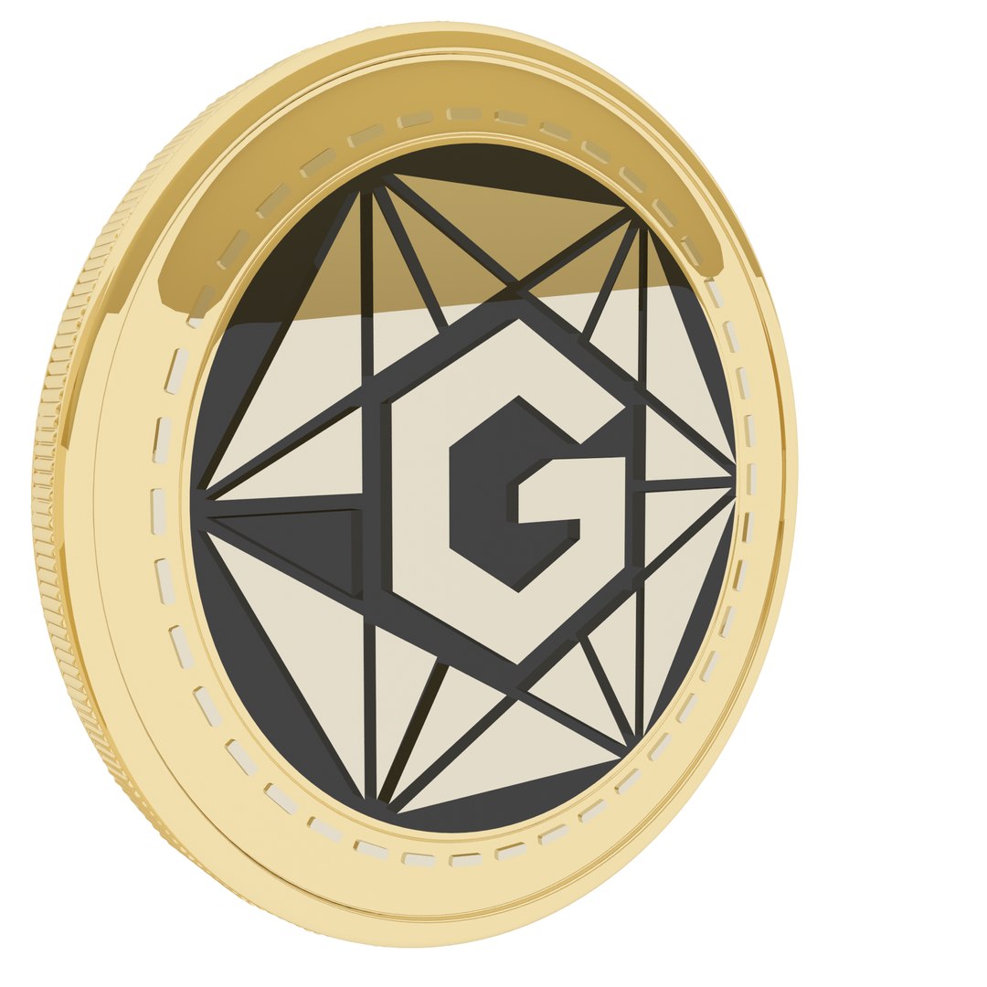 Gravium Cryptocurrency Gold Coin Model - TurboSquid 1856709