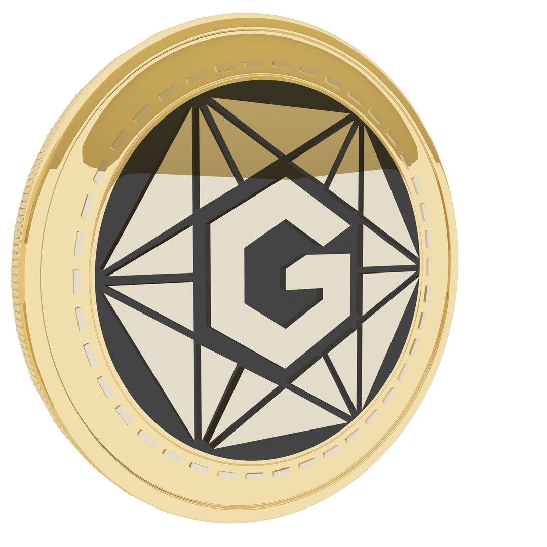 Gravium Cryptocurrency Gold Coin Model - TurboSquid 1856709