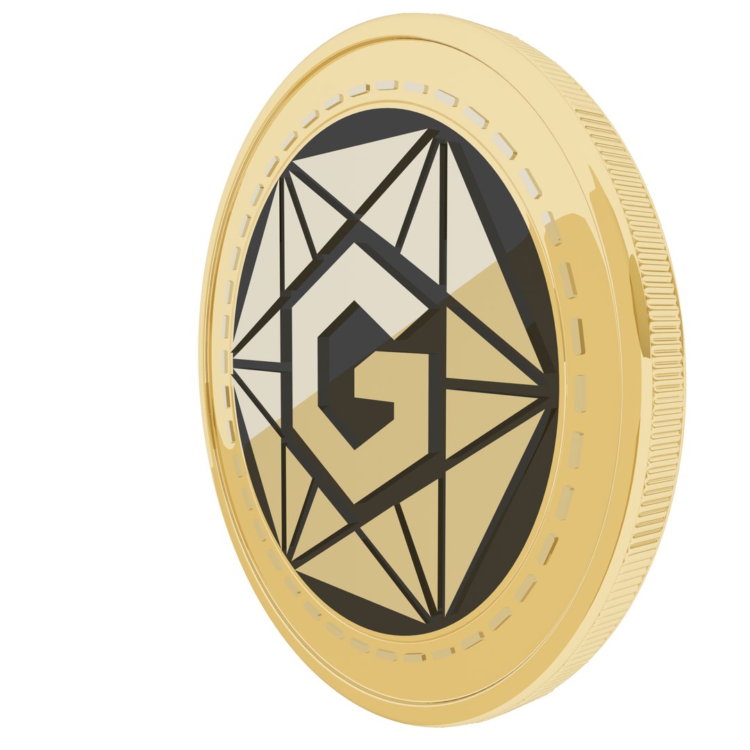 Gravium Cryptocurrency Gold Coin Model - TurboSquid 1856709
