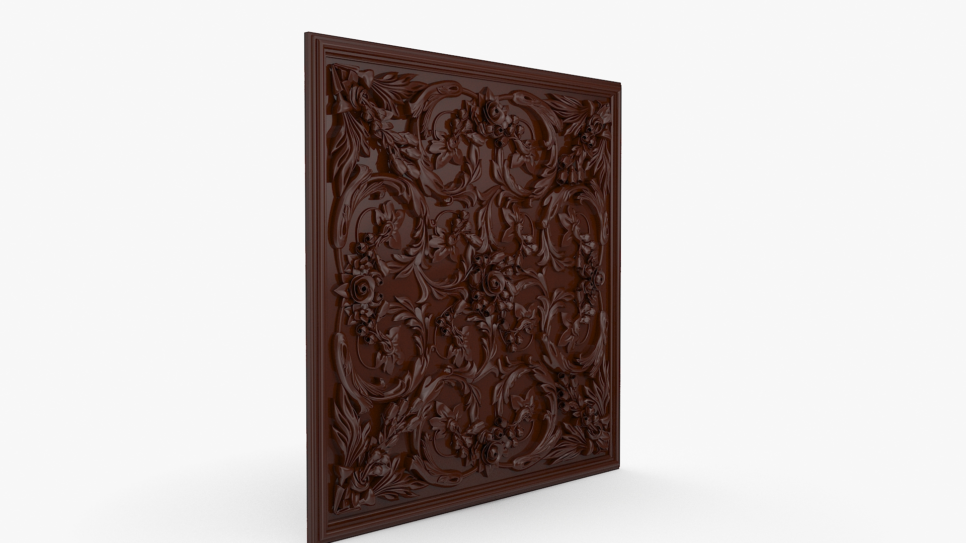 Decorative Ceiling Baroque Style Panel For CNC Router 3D Model ...