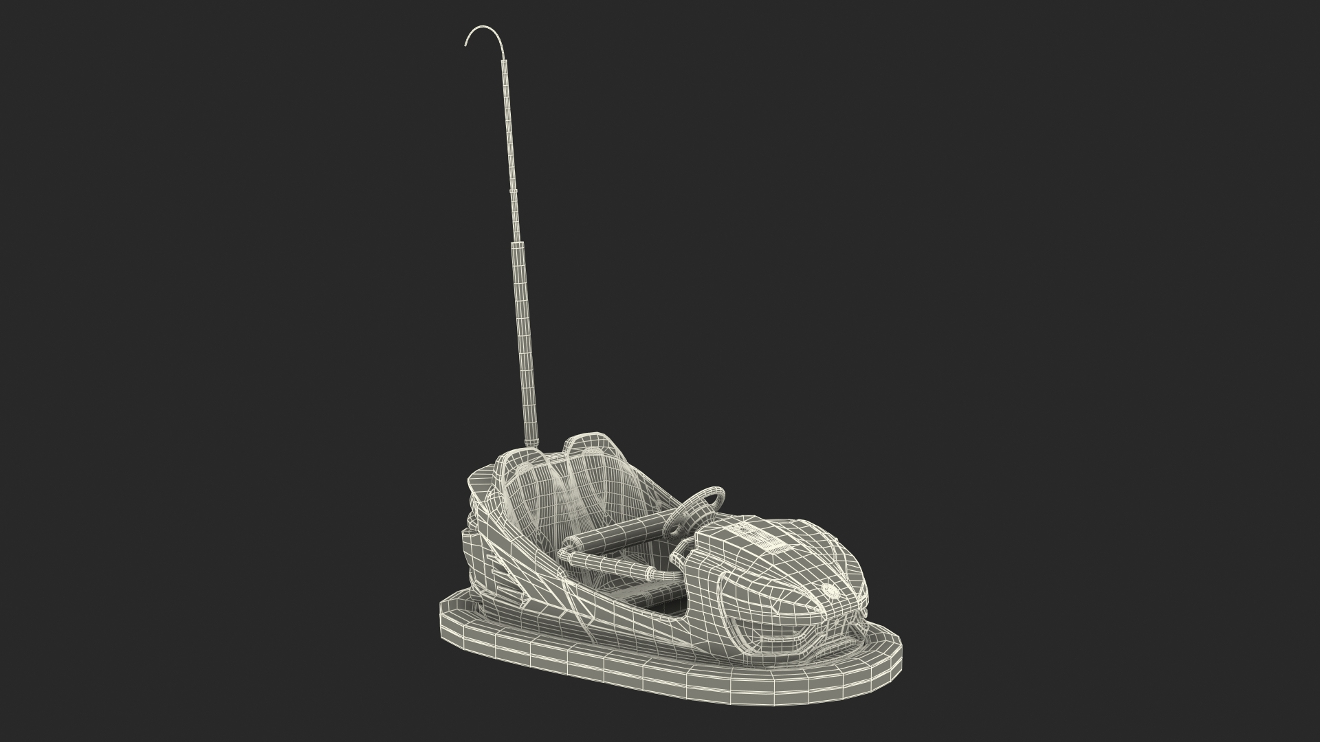 3D Bertazzon Bumper Car Electric Red - TurboSquid 1773062