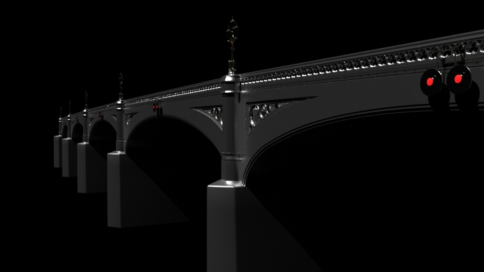 3d Westminster Bridge Model