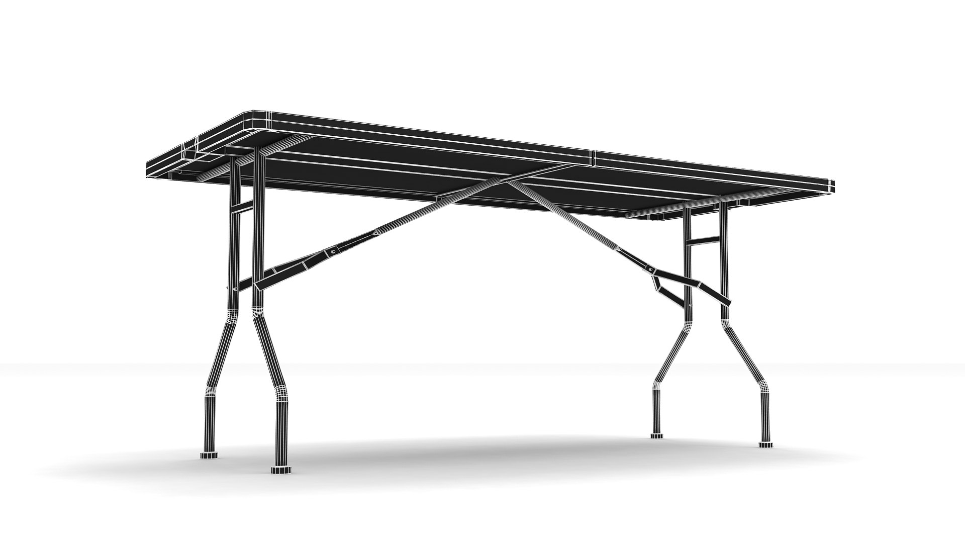 3D Center Folding Tabel Model - TurboSquid 1962294