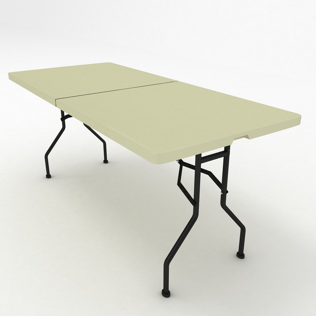 3D Center Folding Tabel Model - TurboSquid 1962294