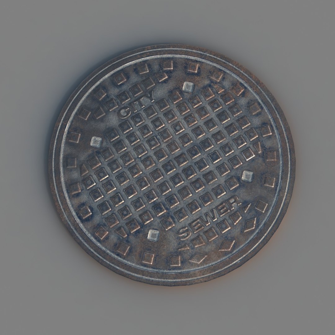 Sewer Hatch 3D Model - TurboSquid 1167078