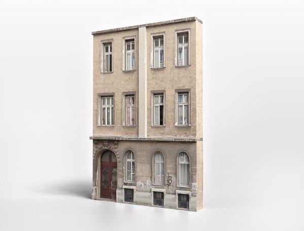 modelo 3d Old Building Realistic City Asset Low-poly - TurboSquid 2080306