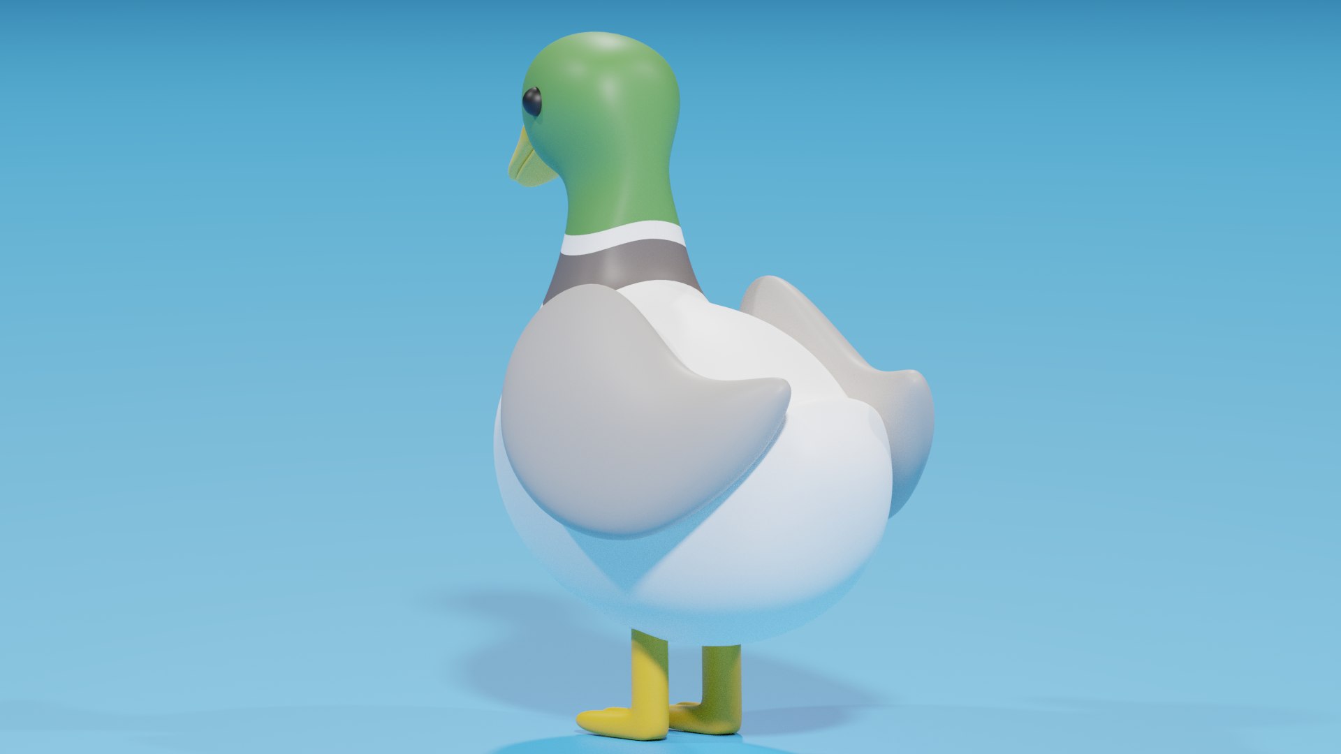 3D Cartoon Duck Model - TurboSquid 2247910