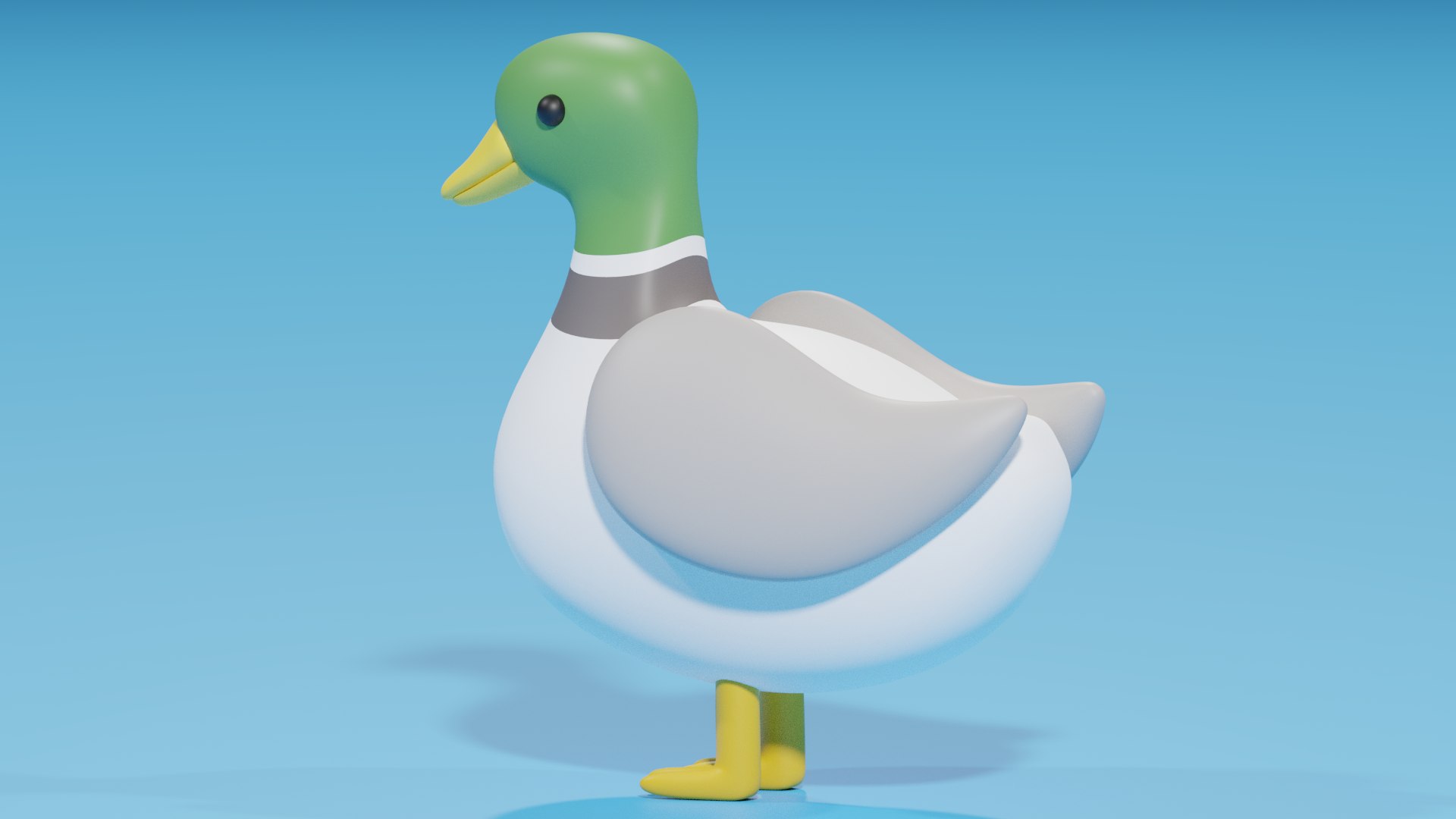 3D Cartoon Duck Model - TurboSquid 2247910