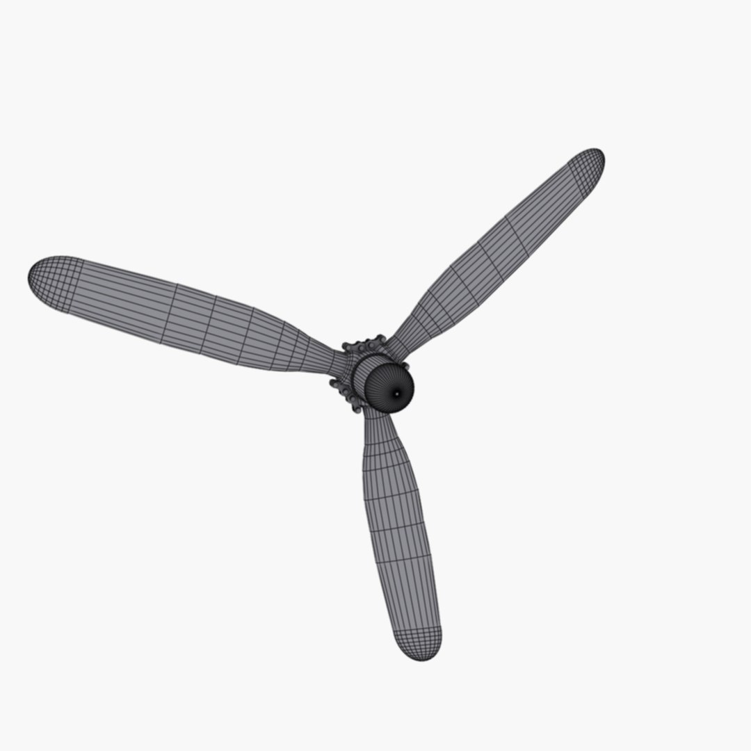 Hamilton standard prop blades model - TurboSquid 1194191