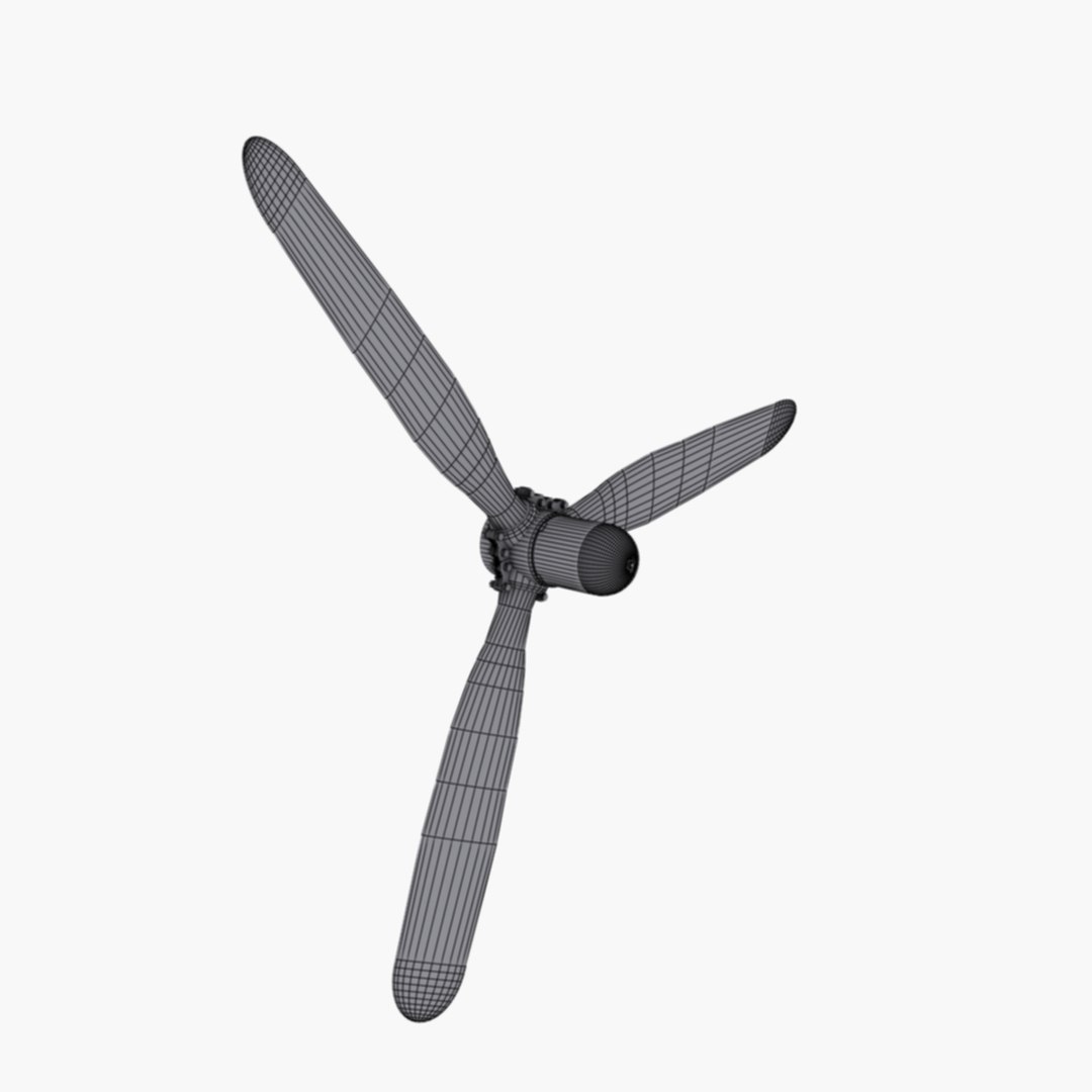 Hamilton standard prop blades model - TurboSquid 1194191