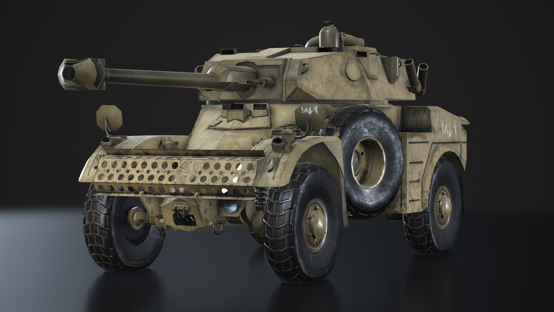 panhard aml 3d model