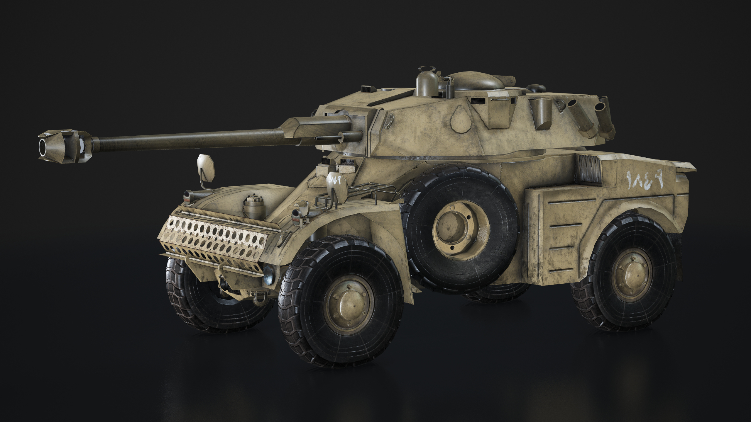 panhard aml 3d model