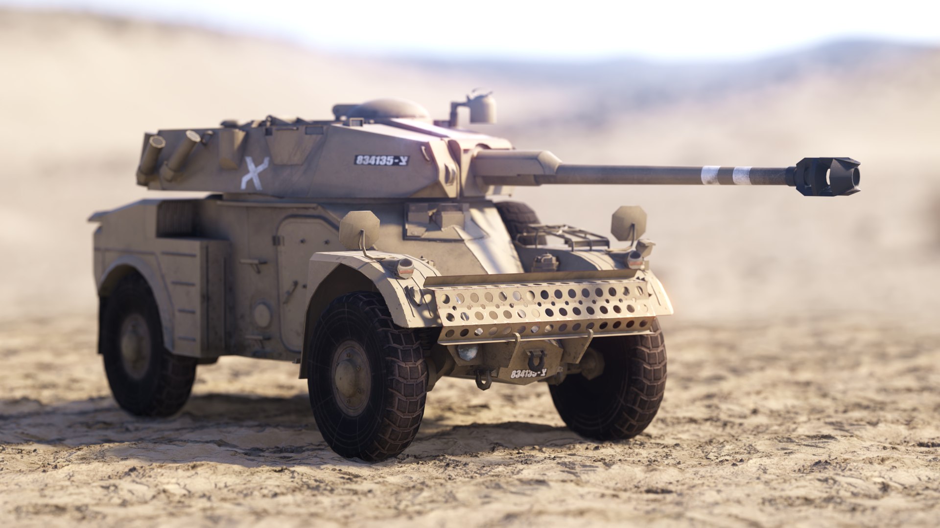 Panhard Aml 3d Model