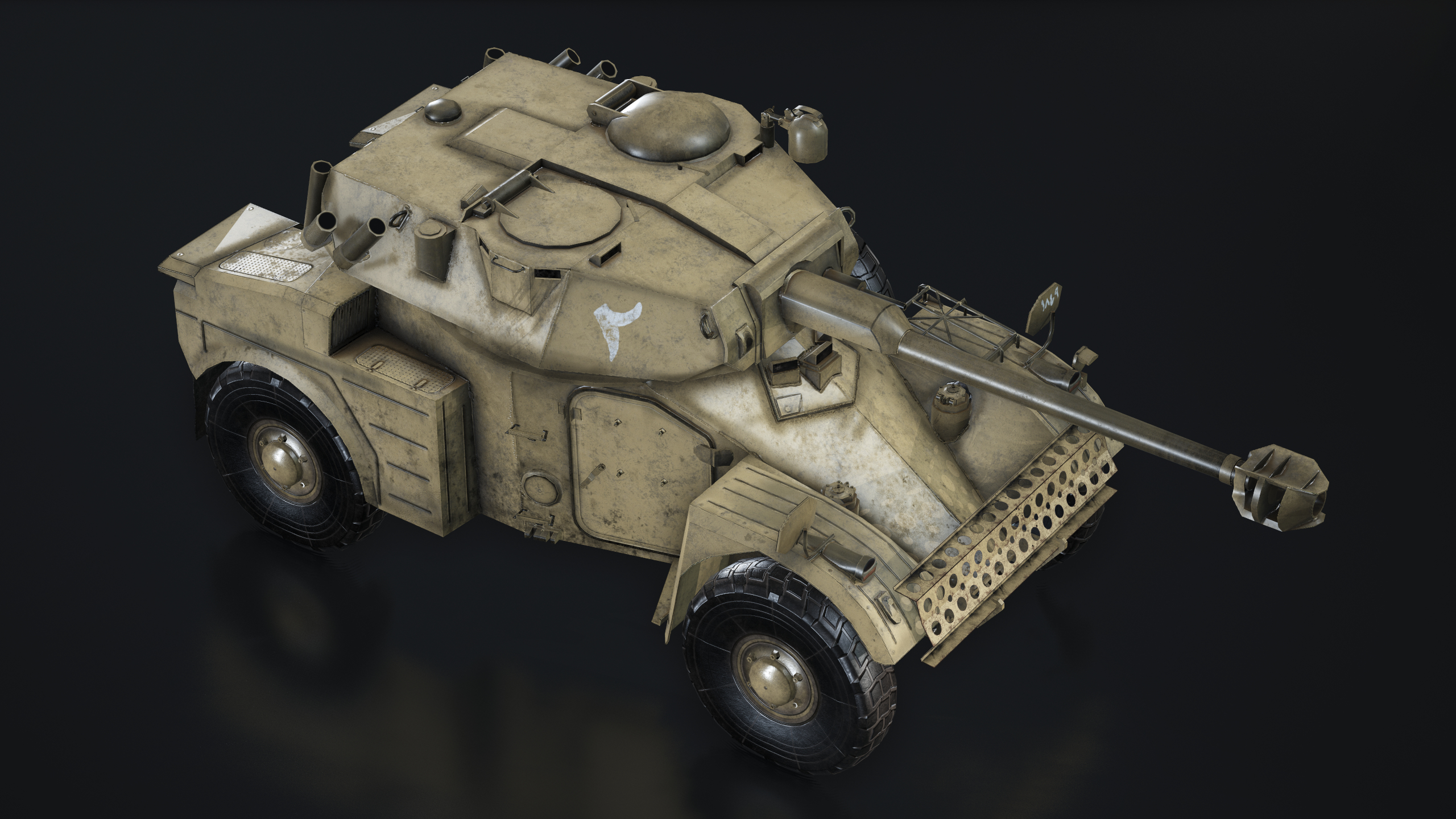 panhard aml 3d model