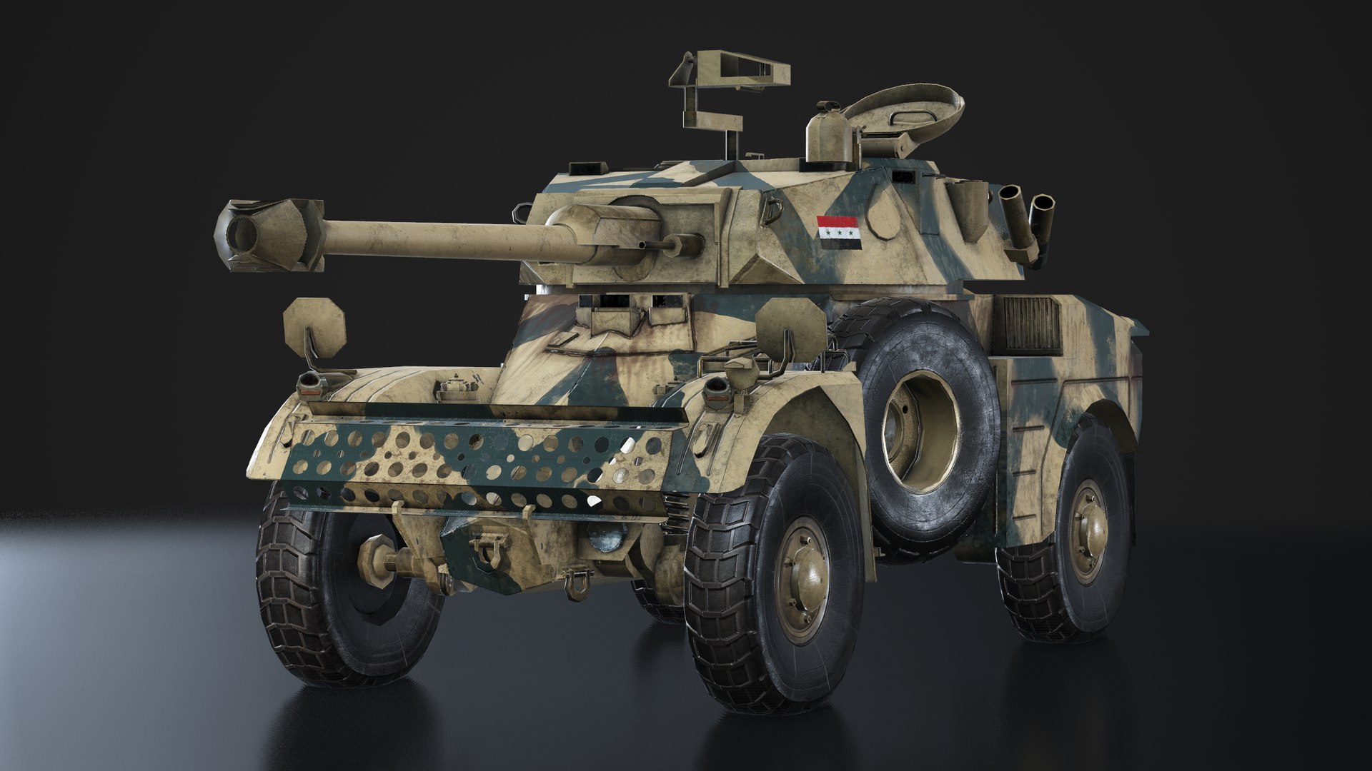 panhard aml 3d model