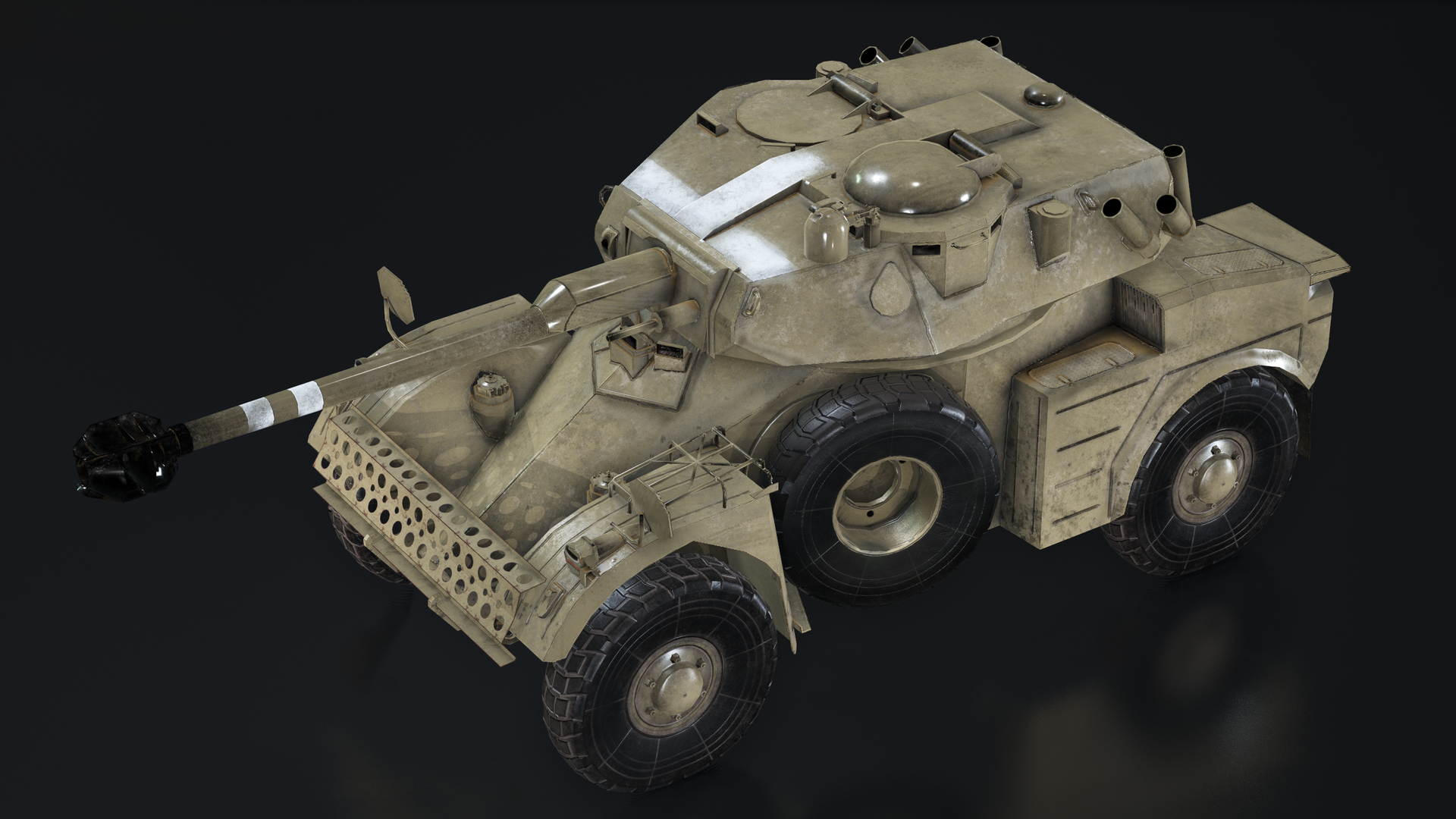 panhard aml 3d model