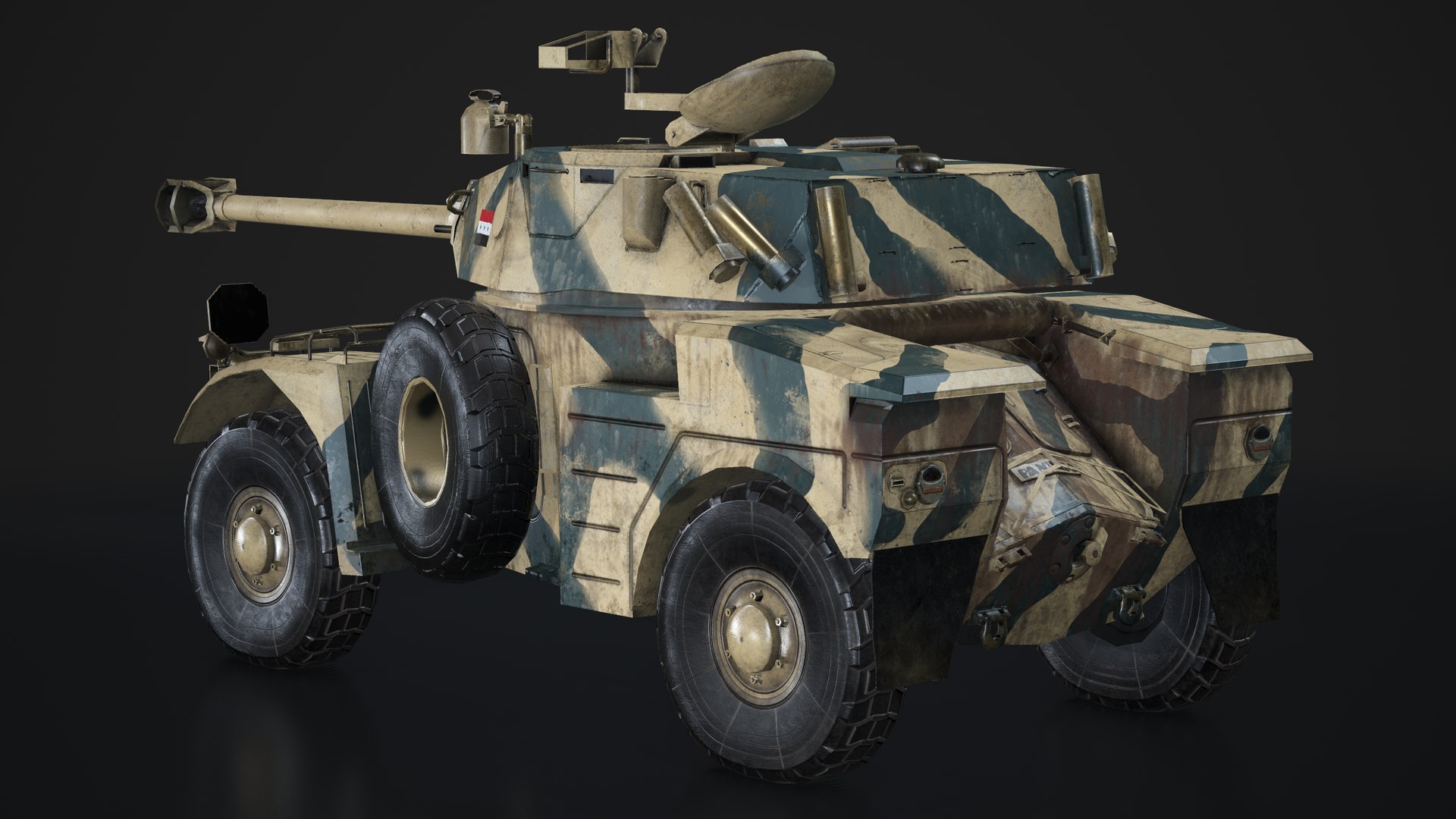 panhard aml 3d model
