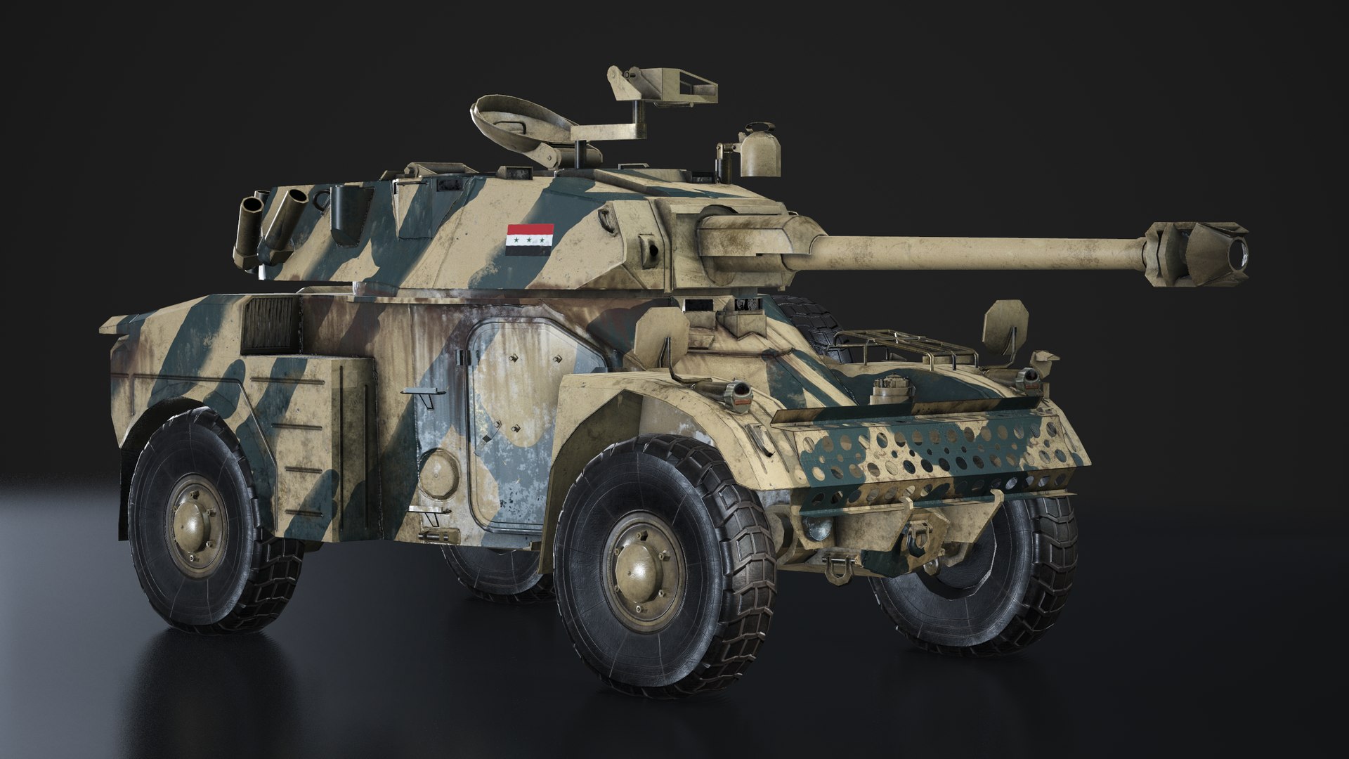 panhard aml 3d model