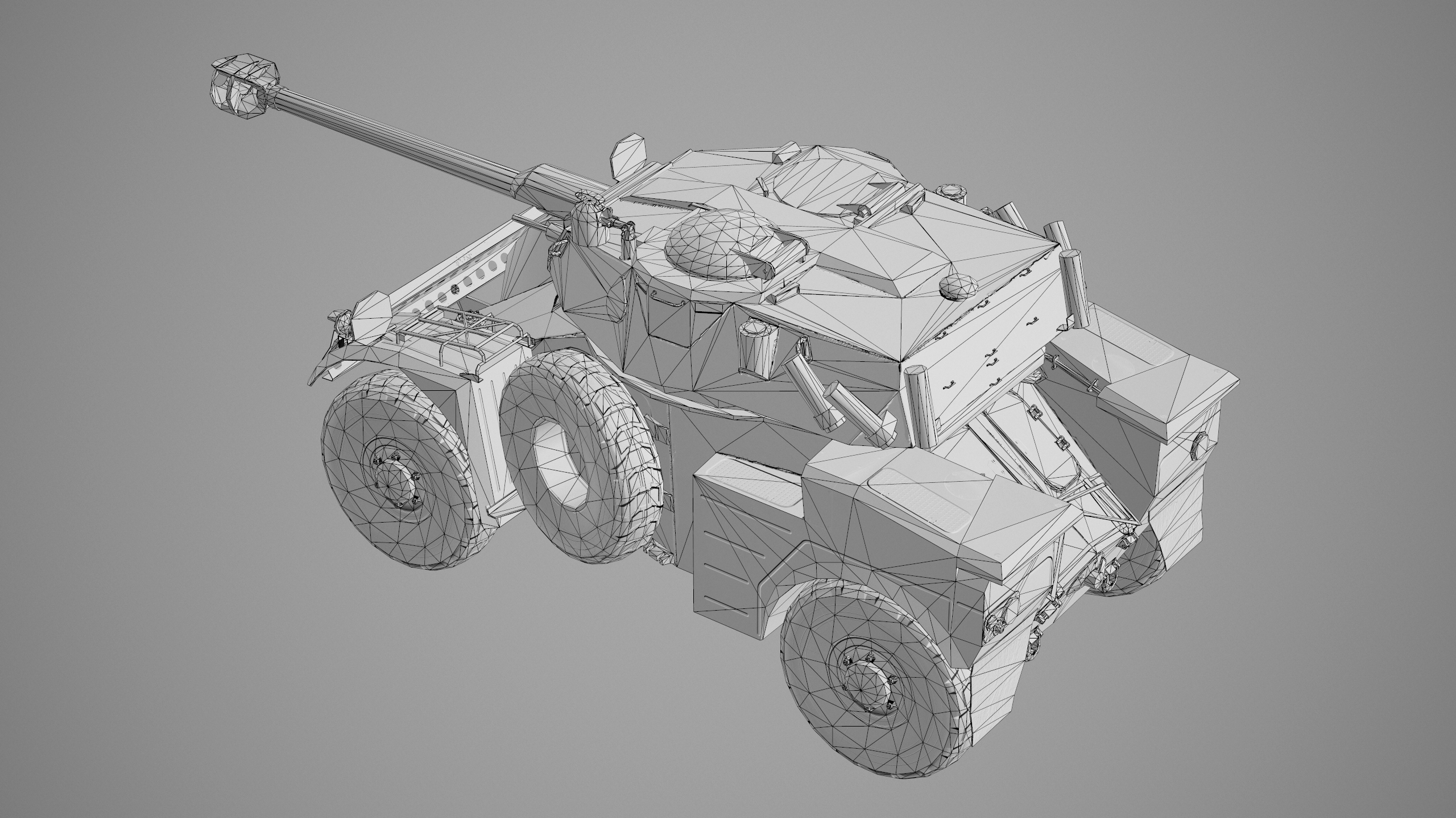 panhard aml 3d model