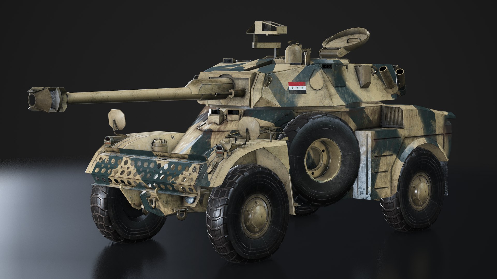 panhard aml 3d model