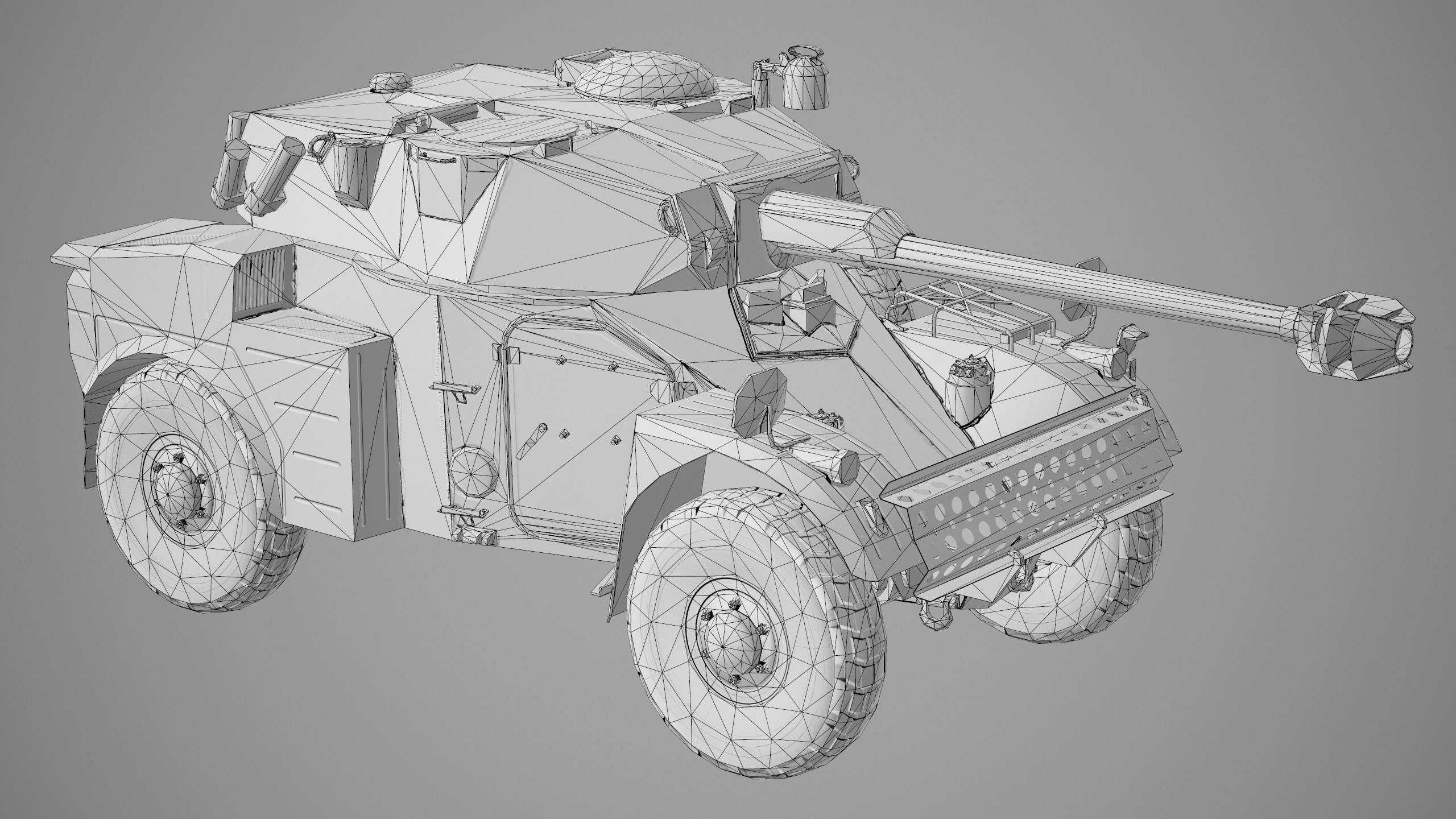 panhard aml 3d model