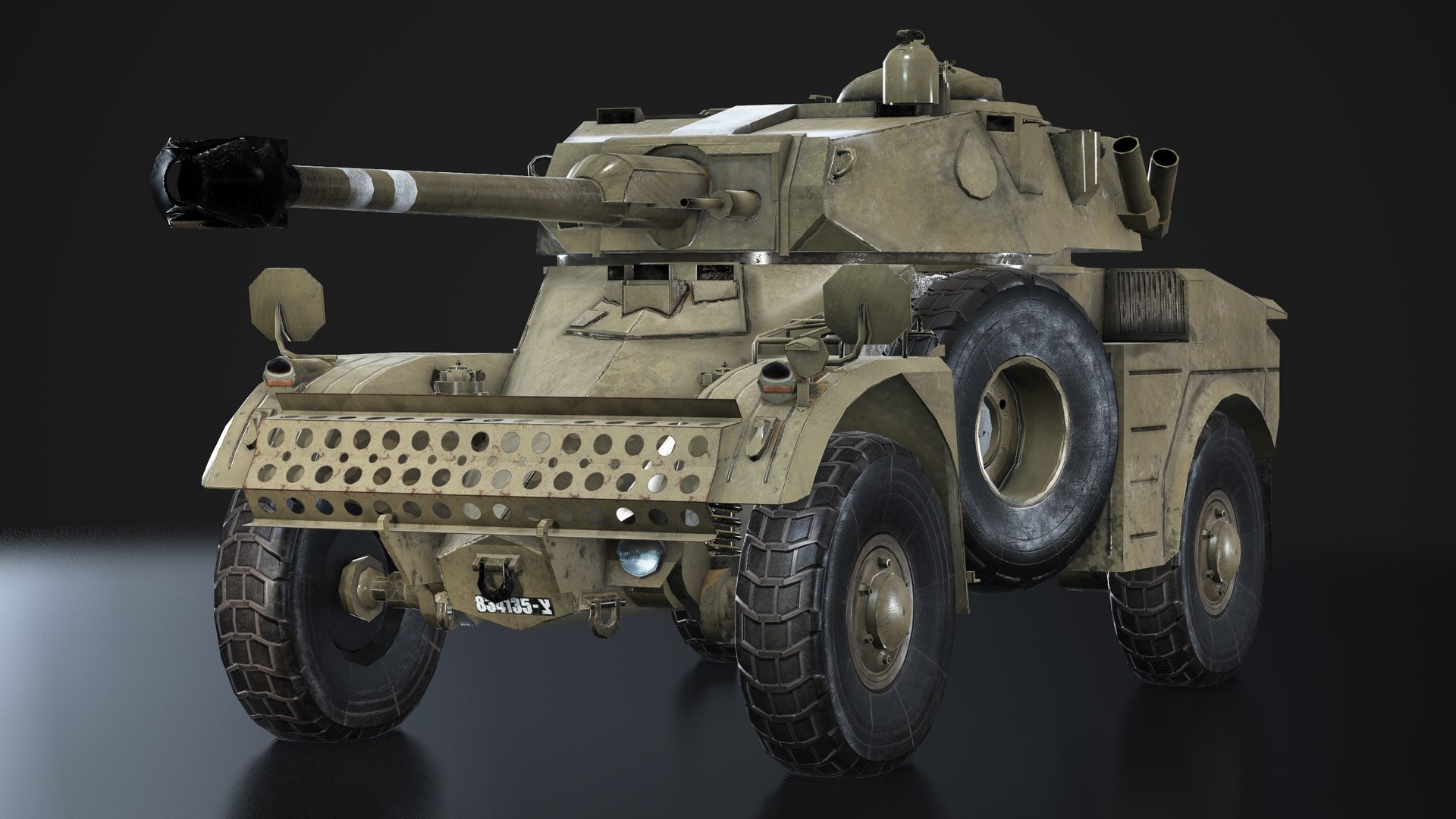 panhard aml 3d model