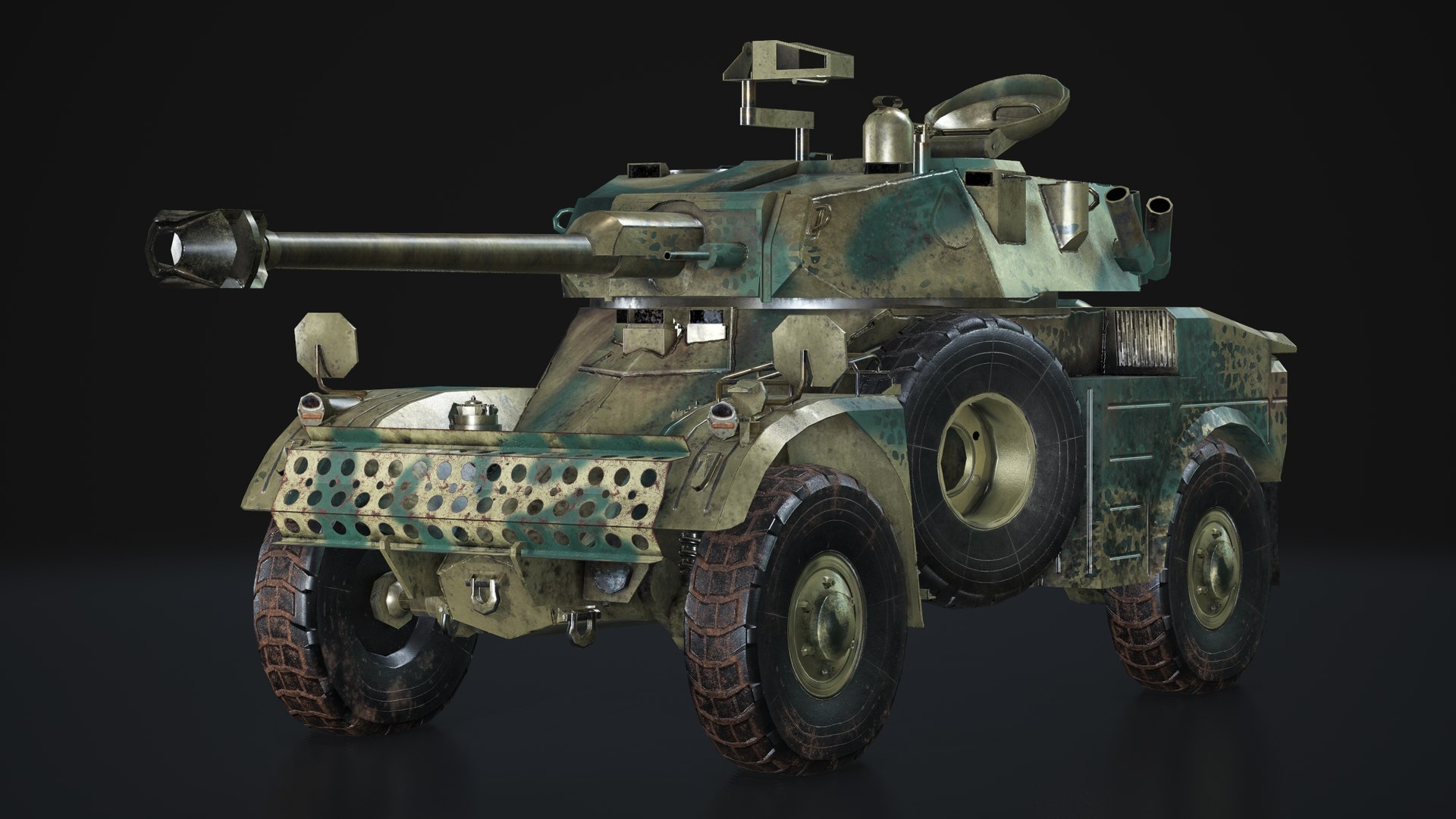 panhard aml 3d model