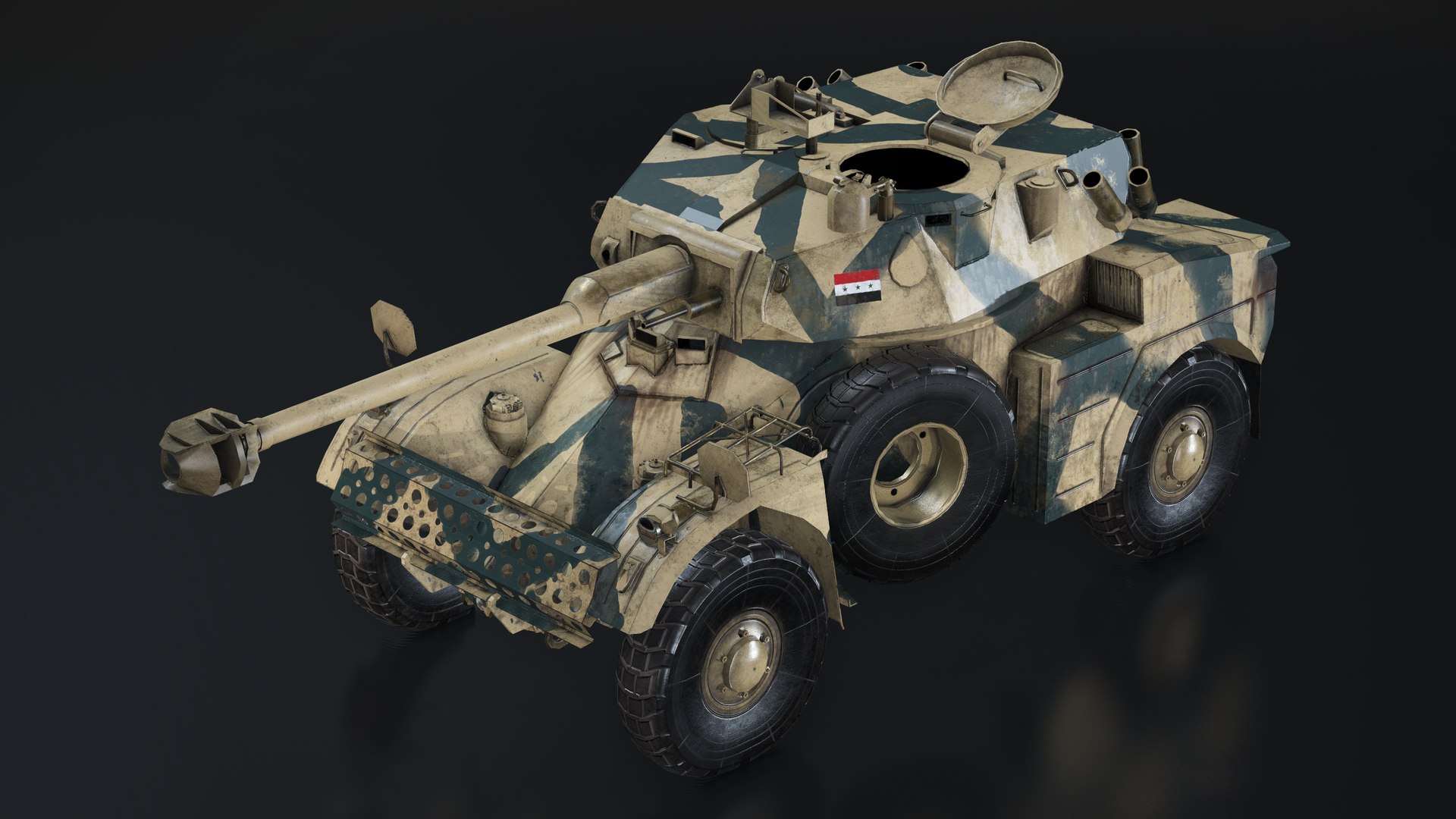 panhard aml 3d model