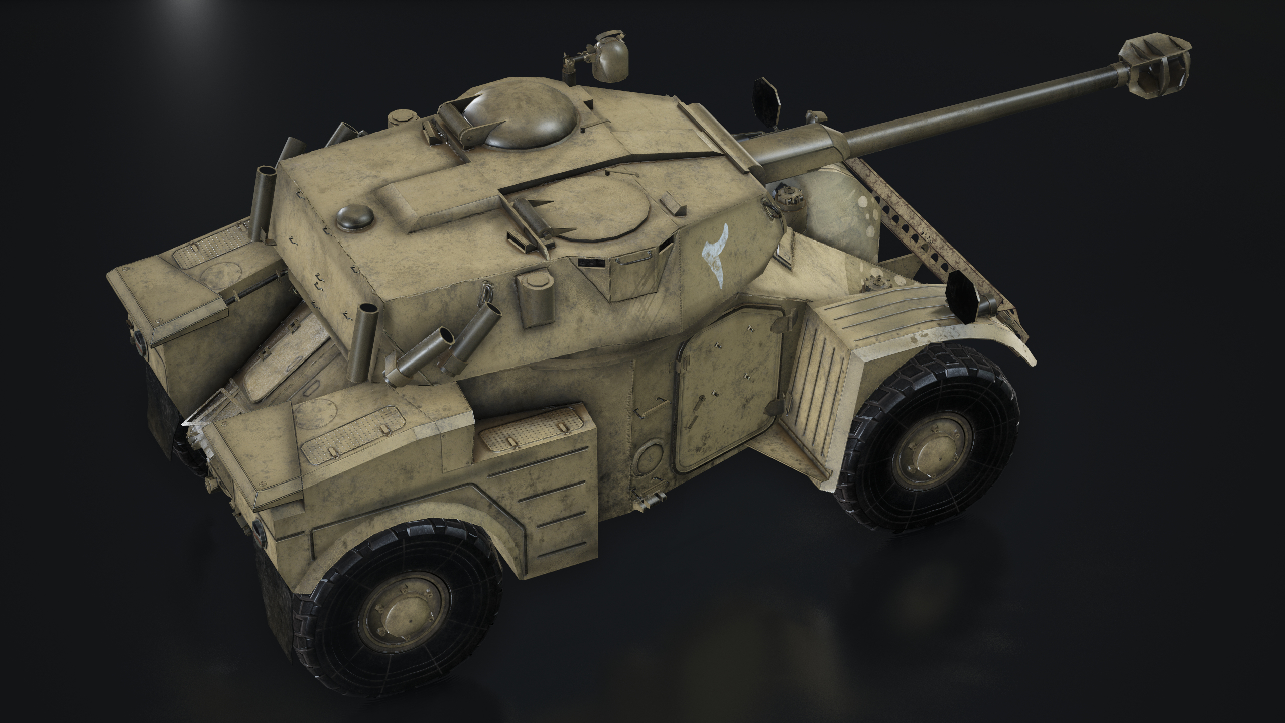 panhard aml 3d model