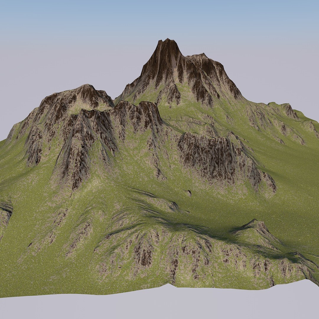 3D Model Mountain Terrain | 1147929 | TurboSquid
