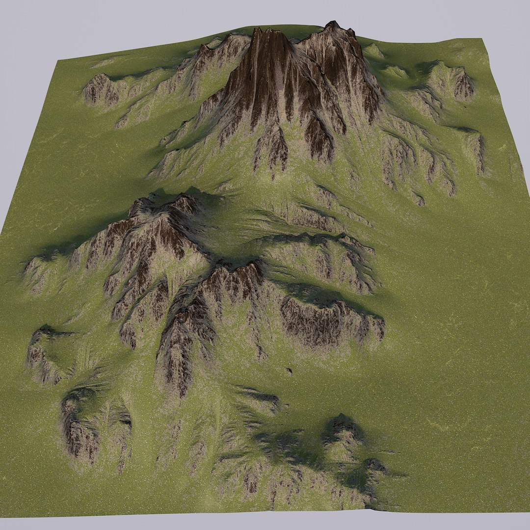 3D Model Mountain Terrain | 1147929 | TurboSquid