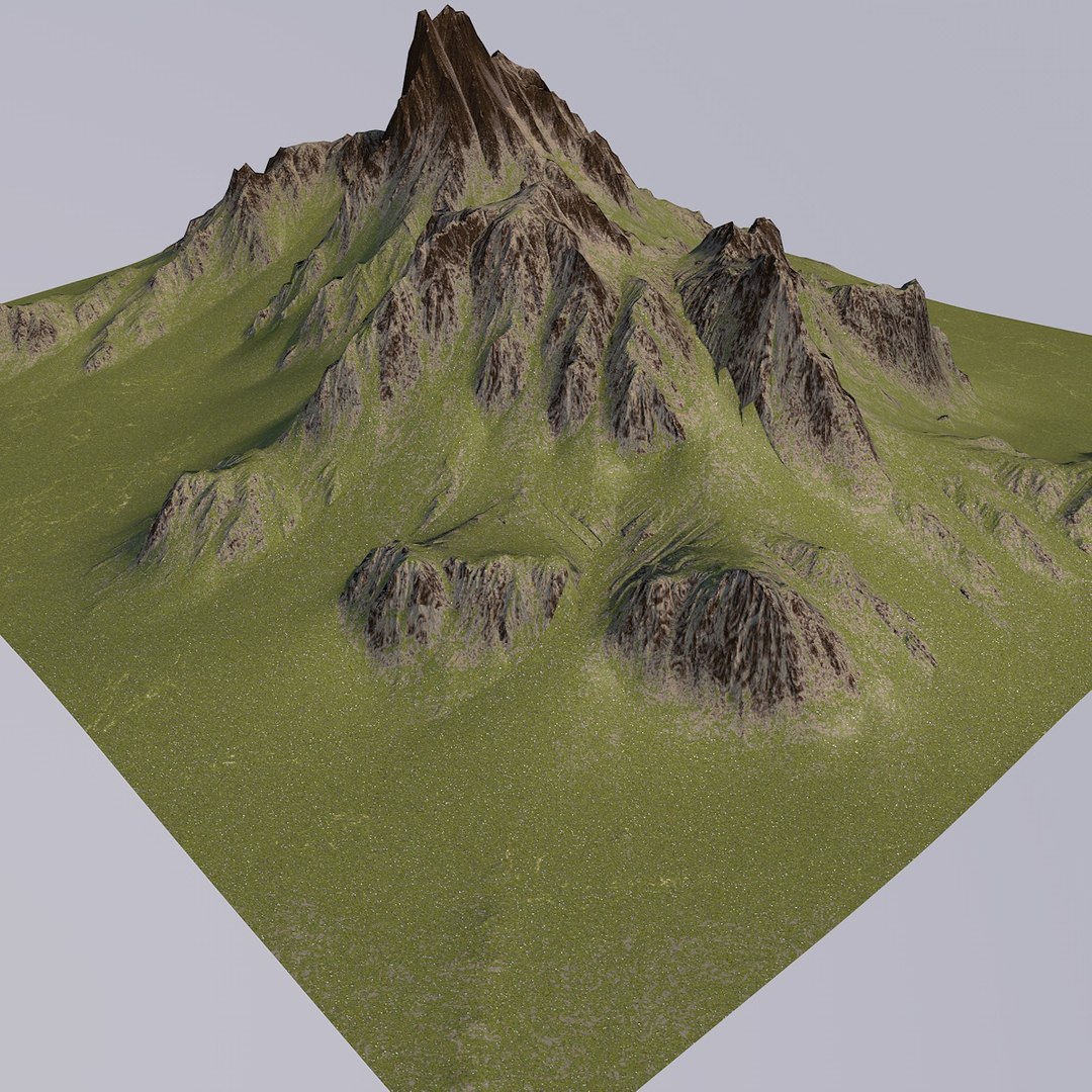3D Model Mountain Terrain | 1147929 | TurboSquid