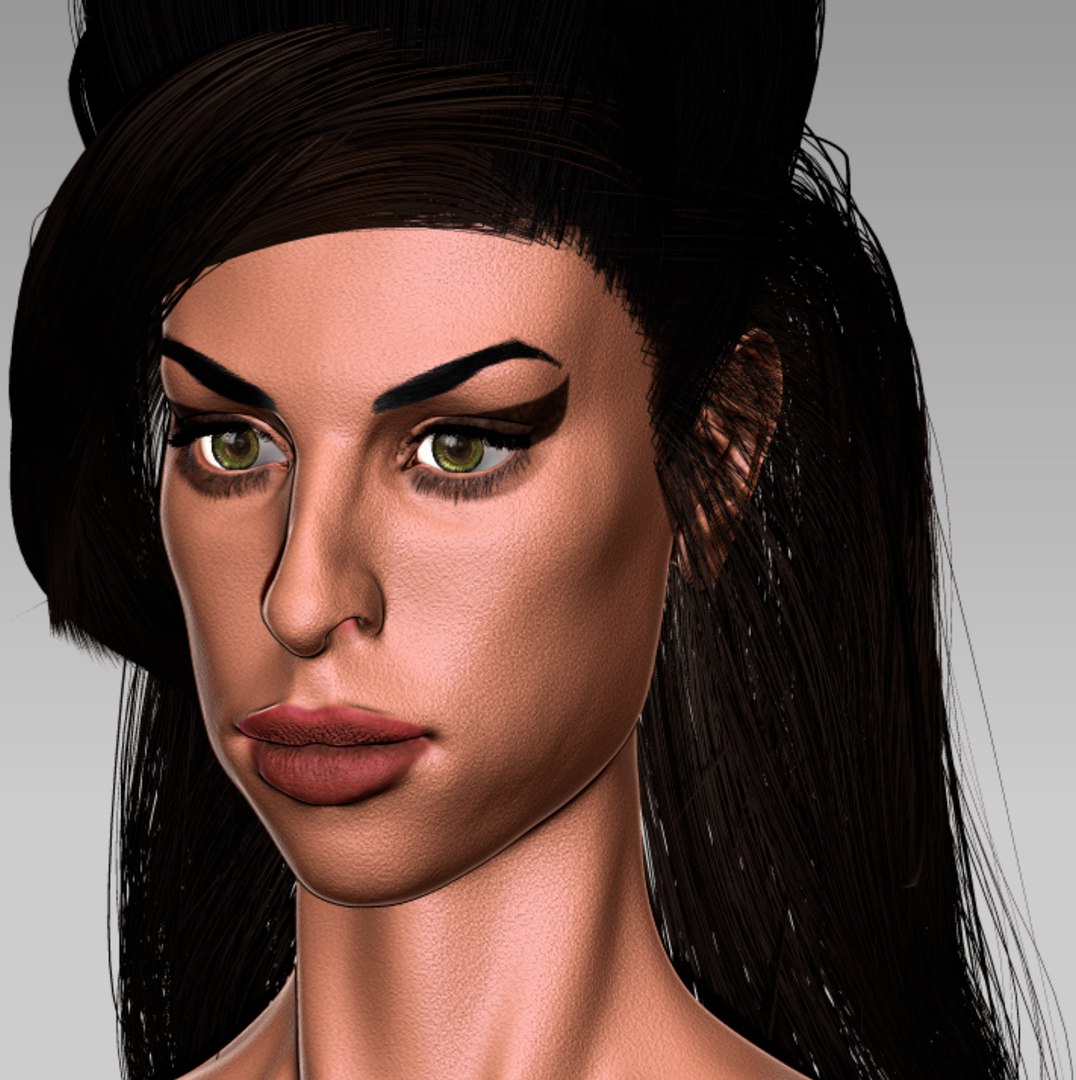 Amy Winehouse 3D Model - TurboSquid 1611991