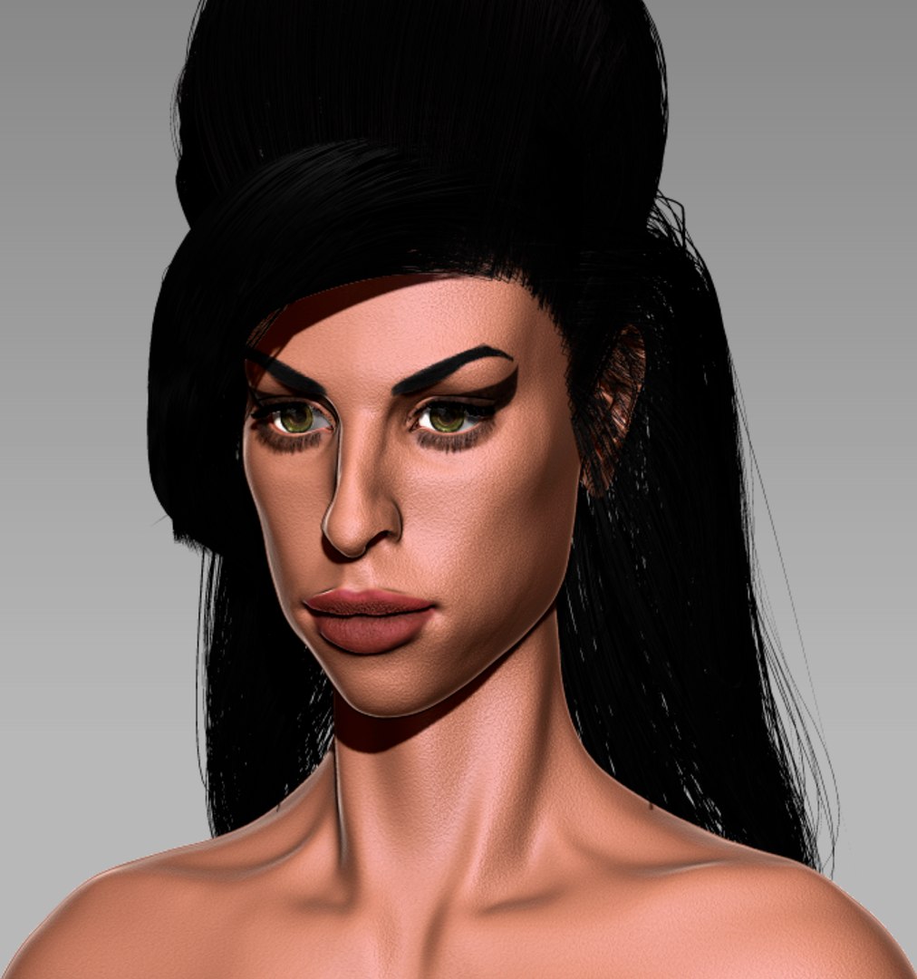 Amy Winehouse 3D Model - TurboSquid 1611991